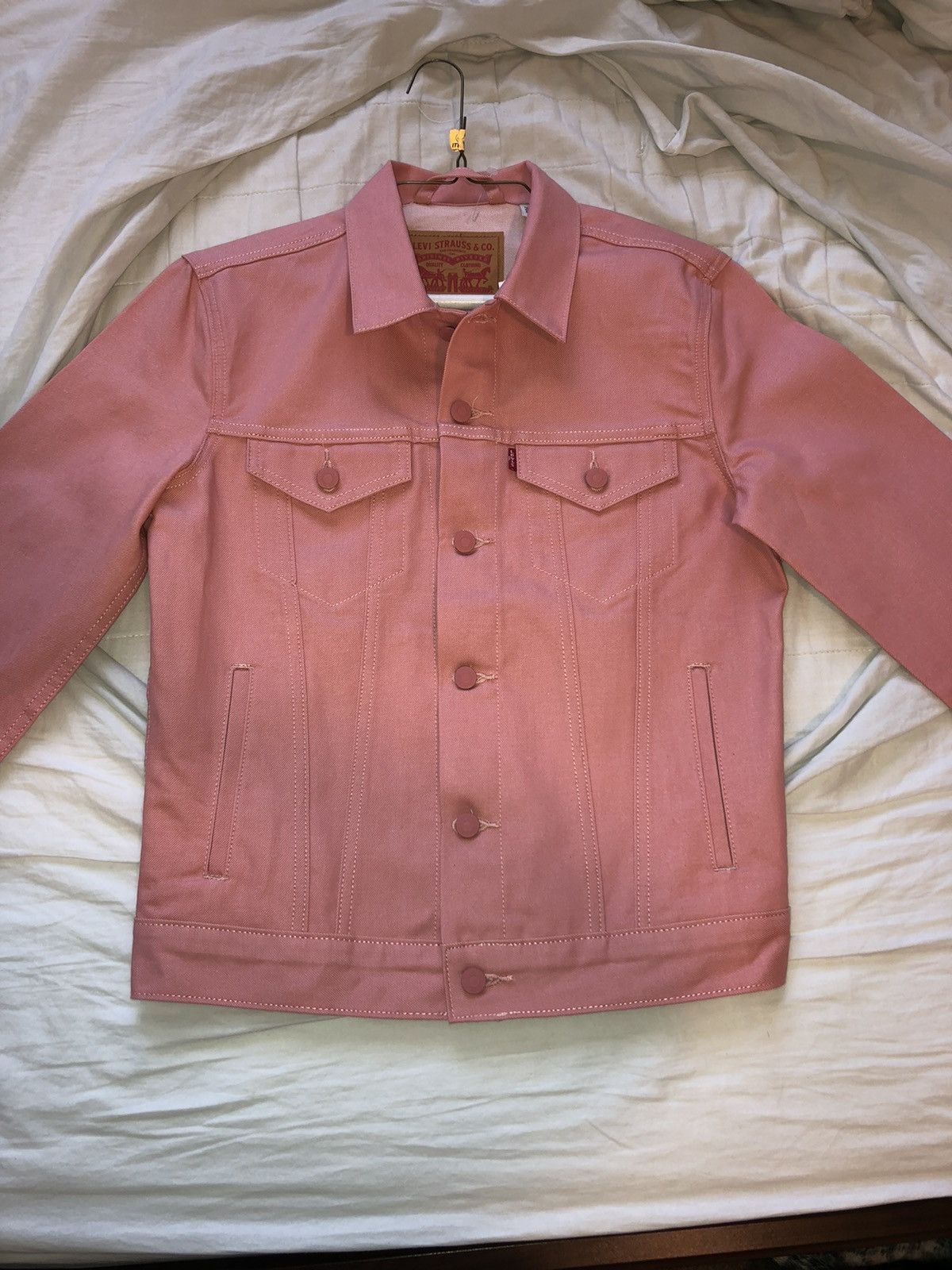 Levi's Levi’s peach denim jacket | Grailed