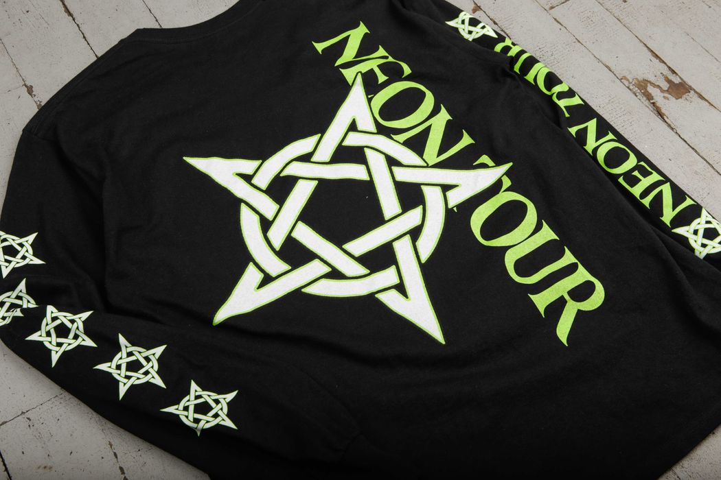 Playboi Carti Neon Tour Pentagram L/S Tee | Grailed