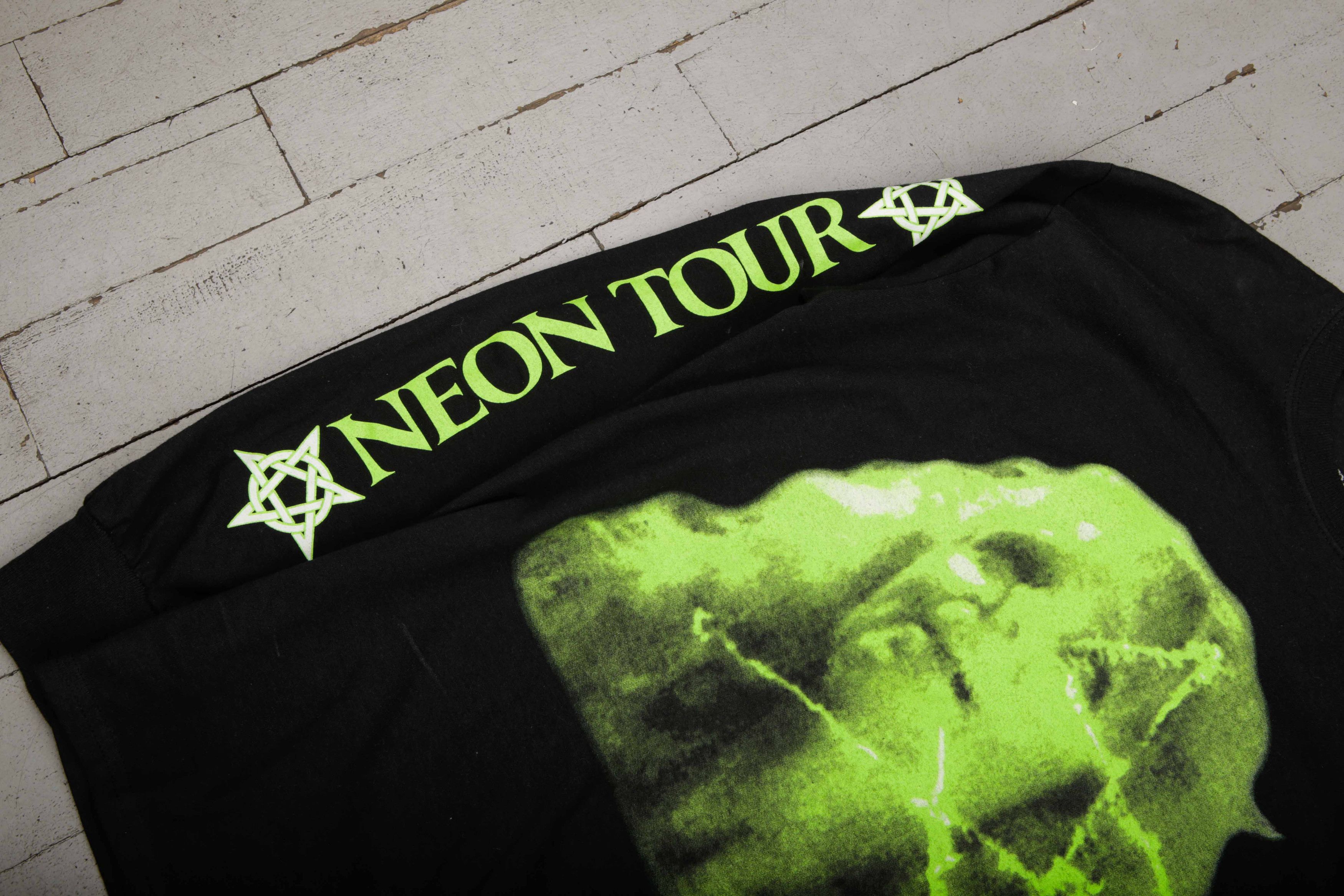Playboi Carti Neon Tour Pentagram L/S Tee | Grailed