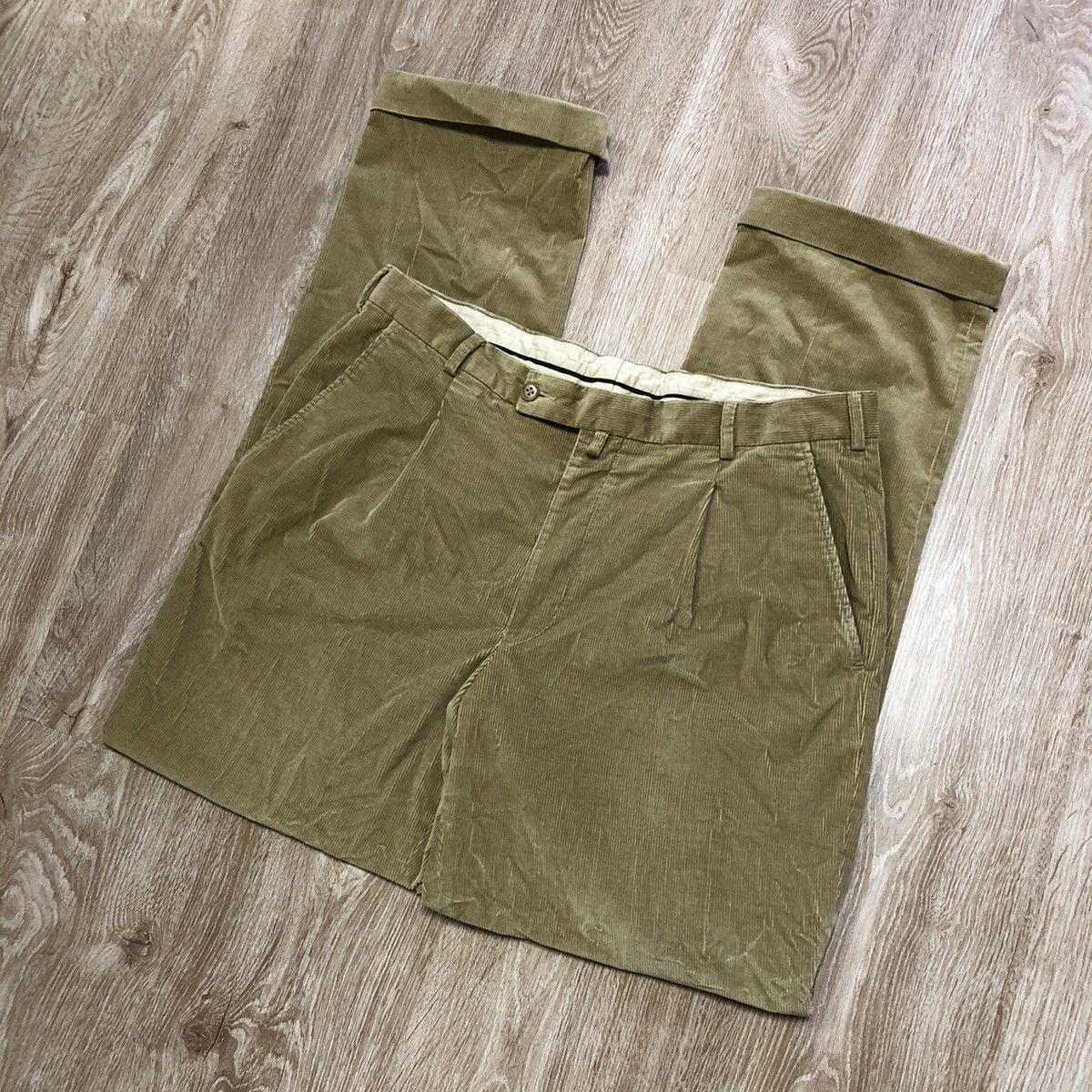 Z Zegna Z ZEGNA MADE IN ROMANIA size 34 US Regular Corduroy Pants | Grailed