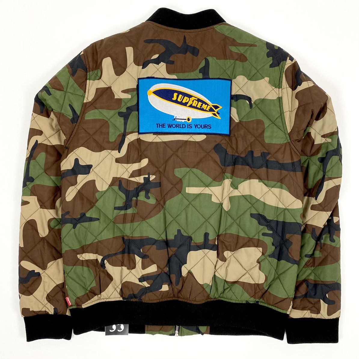 Supreme Supreme Blimp Quilted Work Jacket World is Yours Goodyear L ...