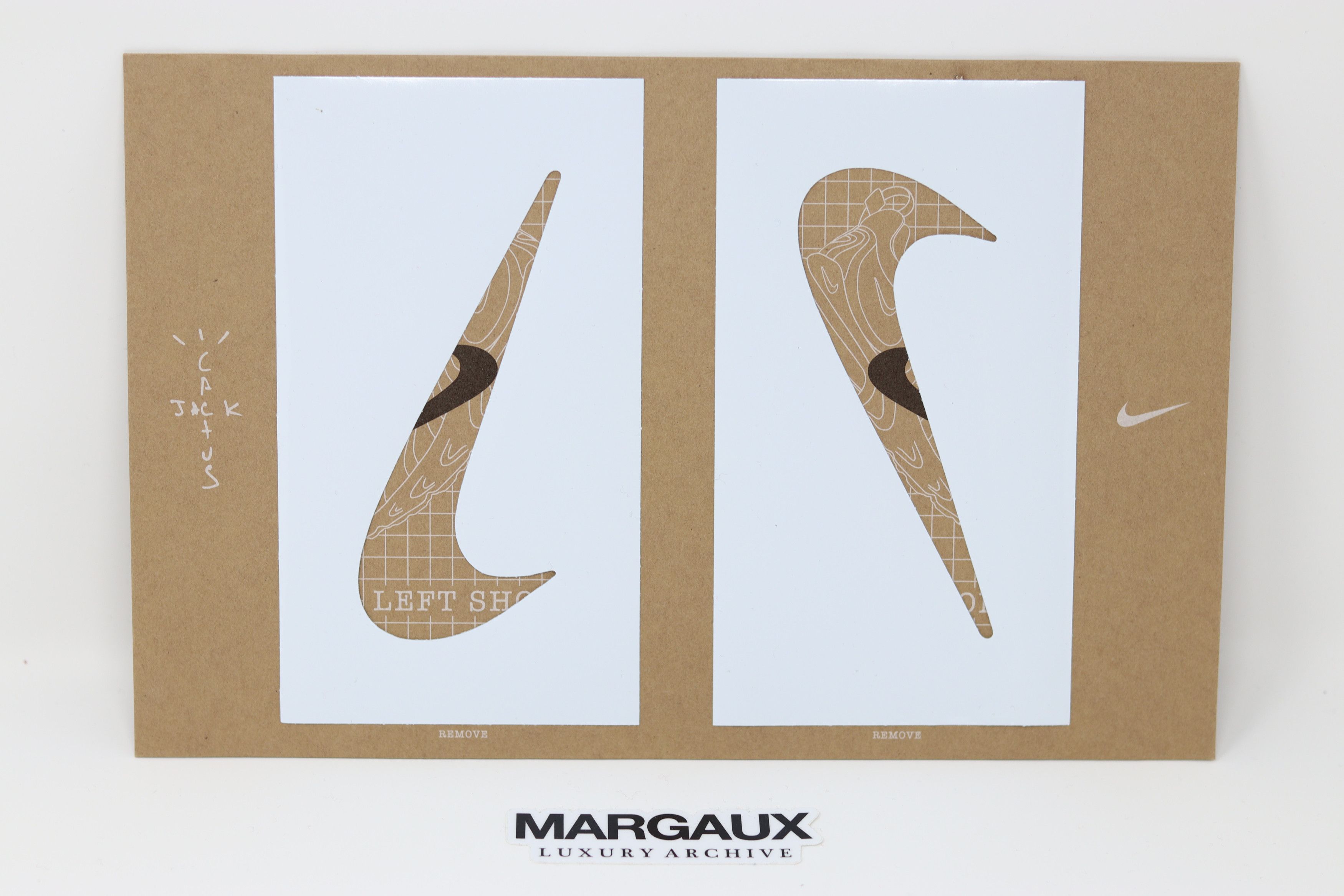 Nike × Travis Scott Nike x Travis Scott DYI Swoosh Stencil Exclusive ...