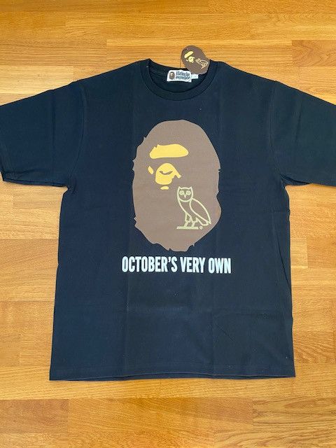 Bape × Octobers Very Own BAPE x OVO x Drake T-Shirt Fall 2020 Black ...