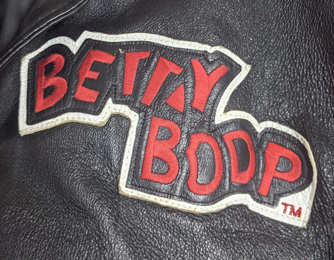 Vintage Vintage Betty Boop American Toons Excelled Leather Jacket | Grailed