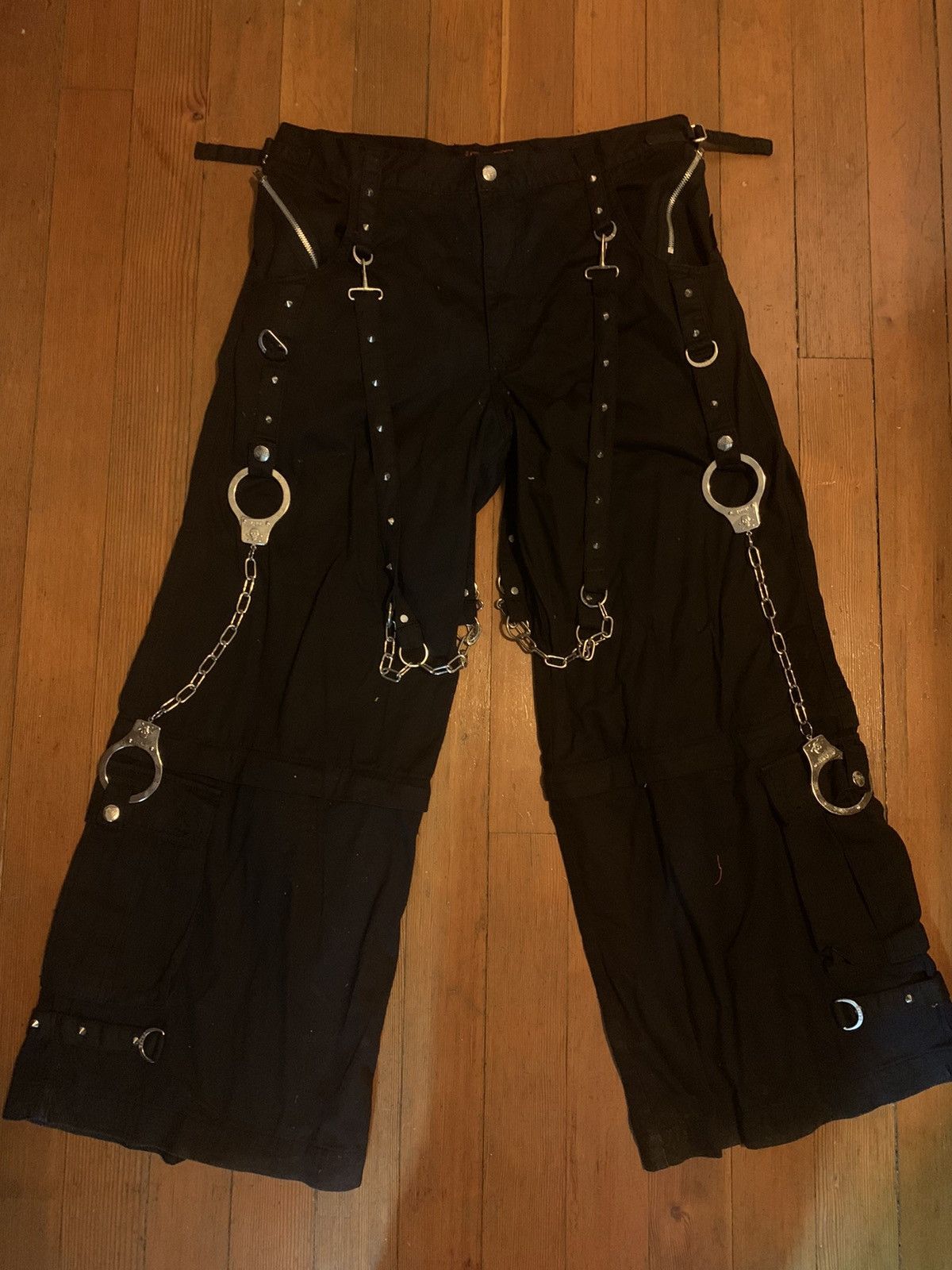 Tripp Nyc TRIPP NYC GOTH RAVE BONDAGE CARGO PANTS | Grailed