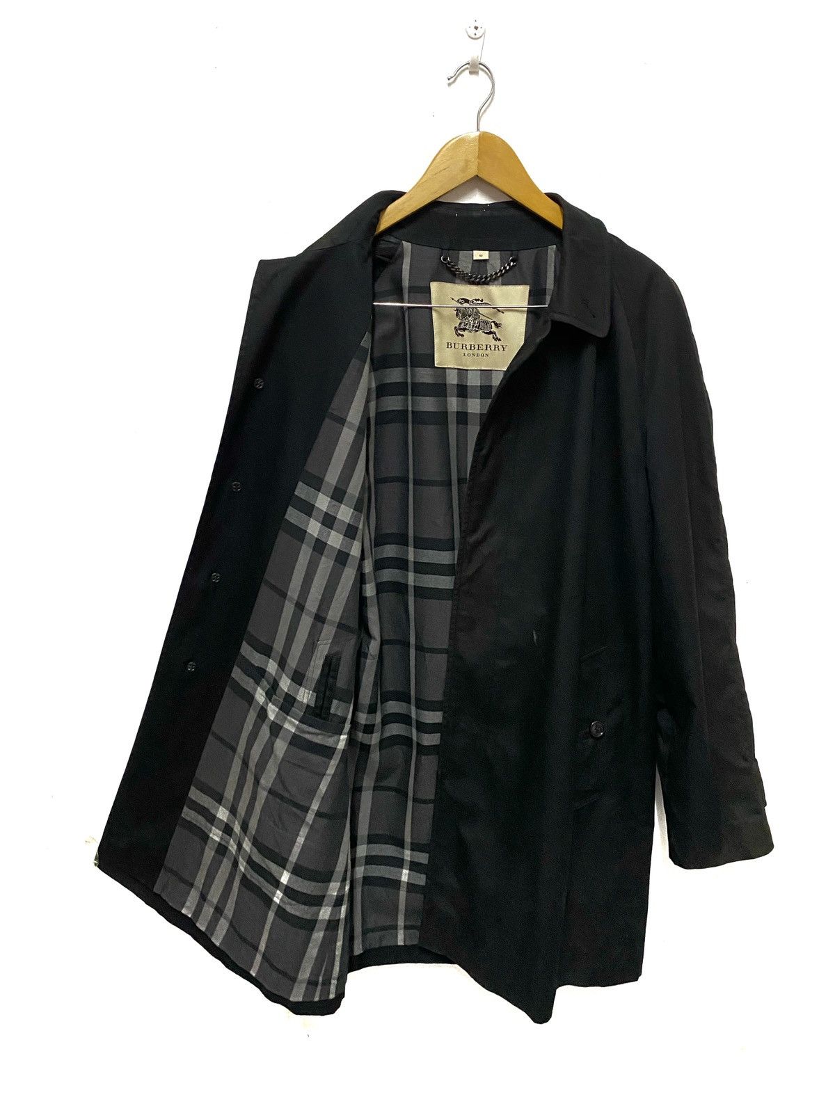 Burberry × Burberry Prorsum × Luxury Burberry London Black Trench Coat ...