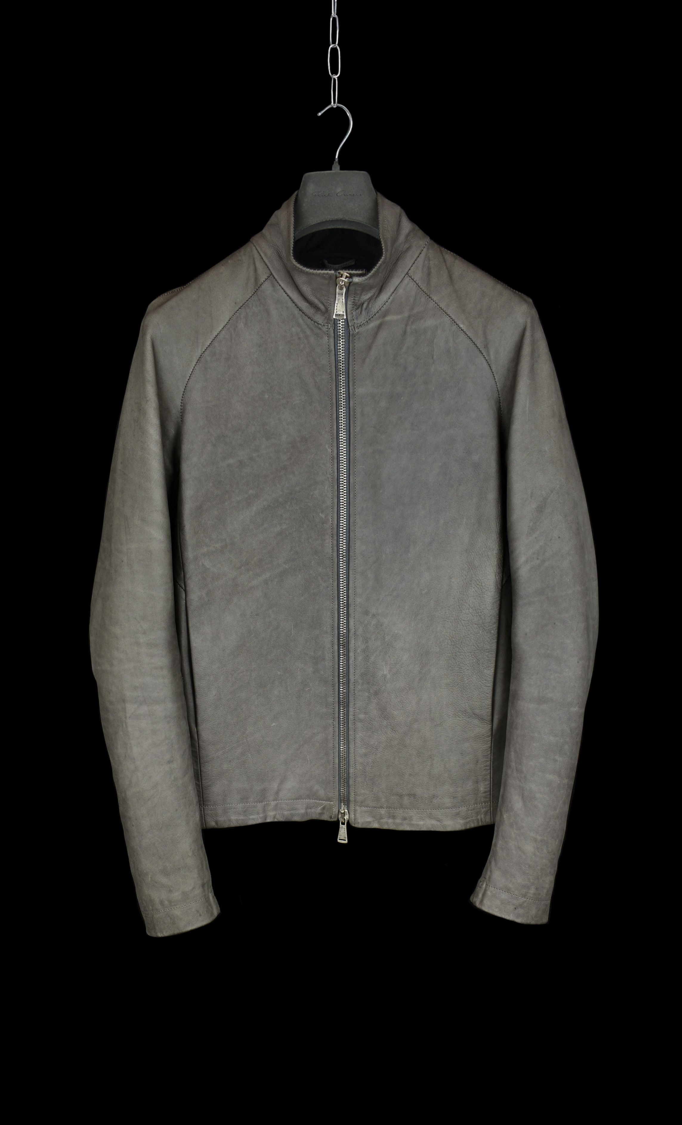 10sei0otto OVERLOCK LEATHER JACKET | Grailed