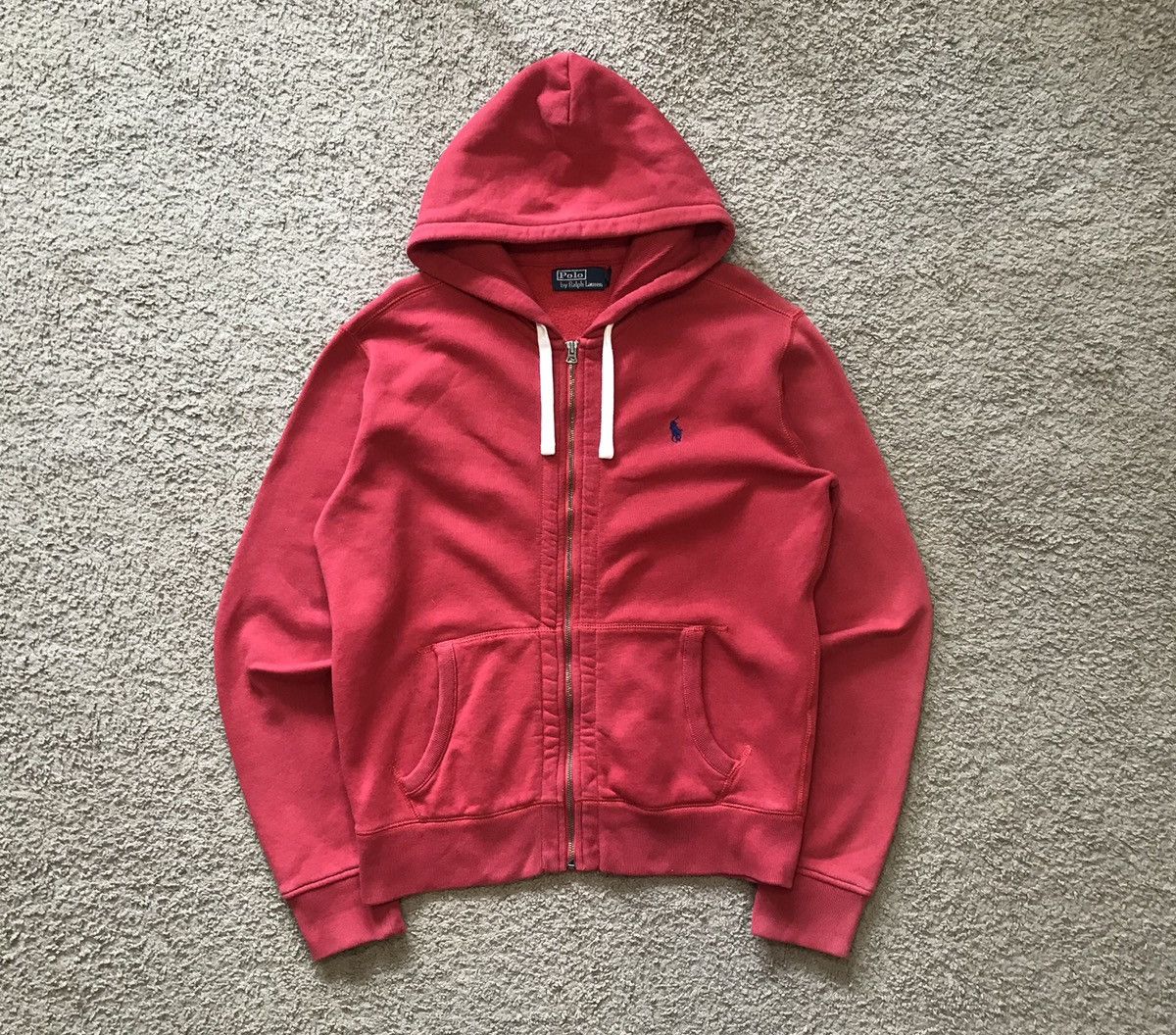 Ralph Lauren Red Polo Ralph Lauren Zip Hoodie | Grailed