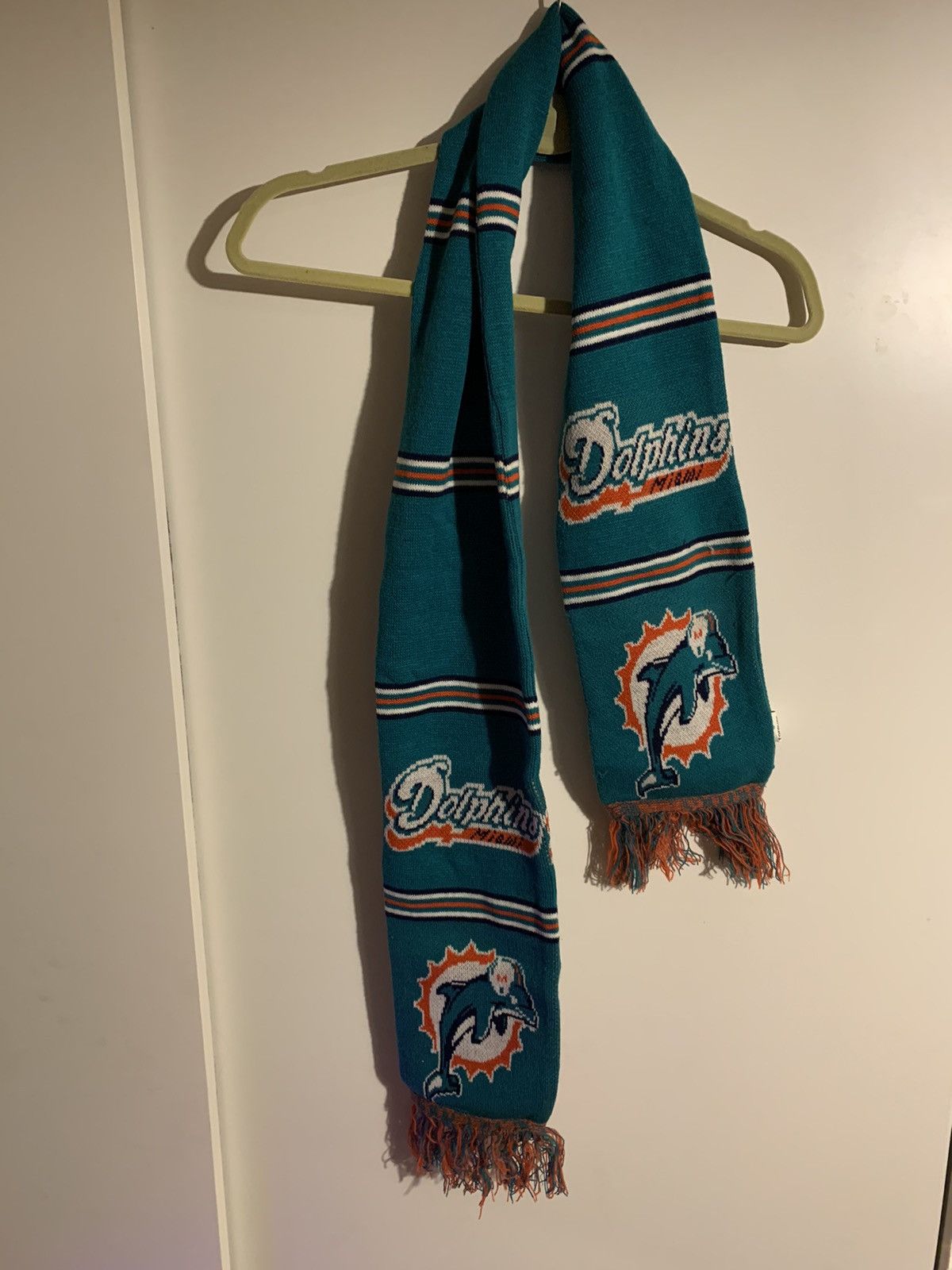 NFL × Vintage scarf miami dolphins vintage nfl | Grailed