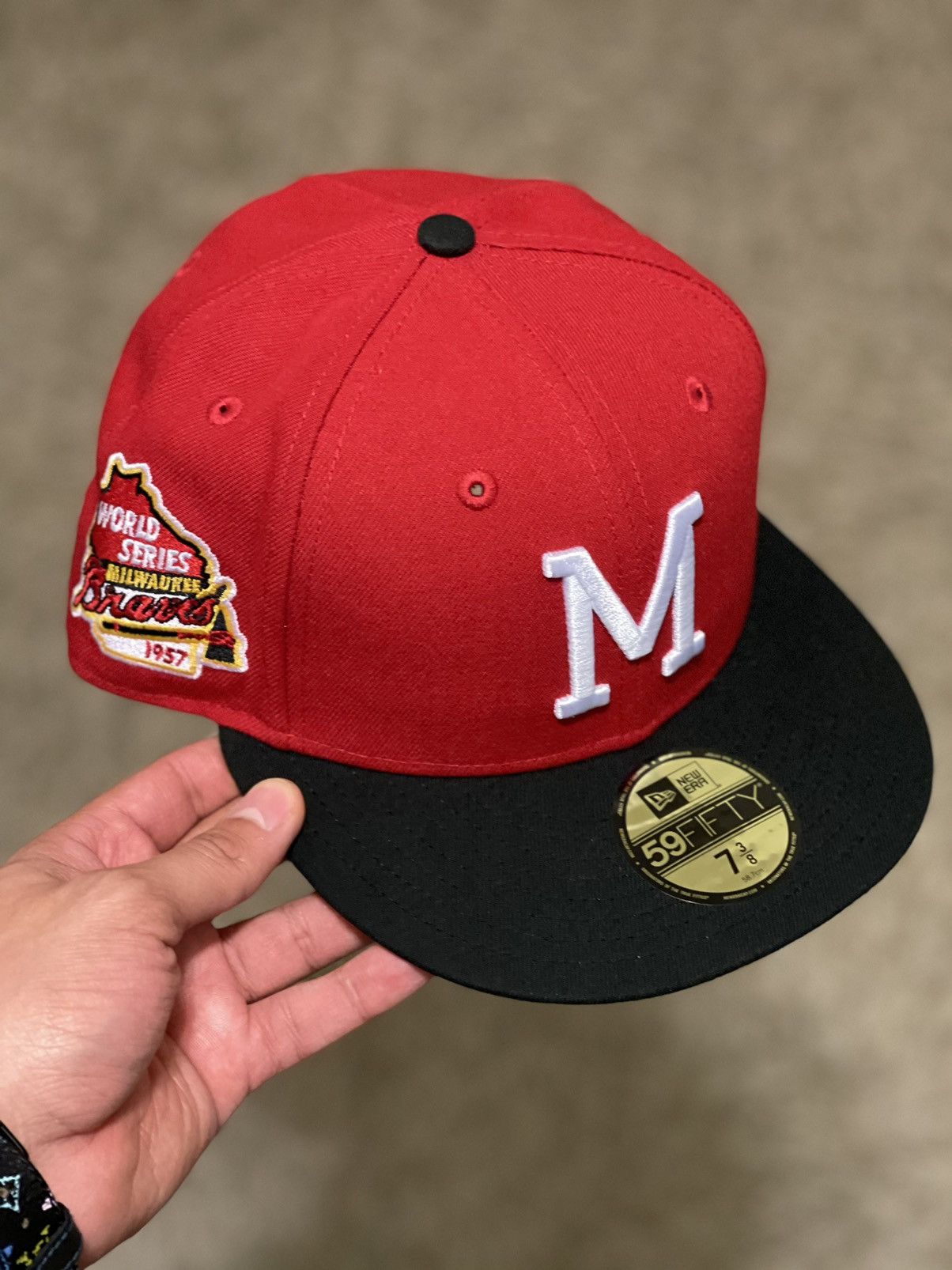 New Era Hat Club x Manolo Prado Exclusive Milwaukee Braves 7 3/8 | Grailed