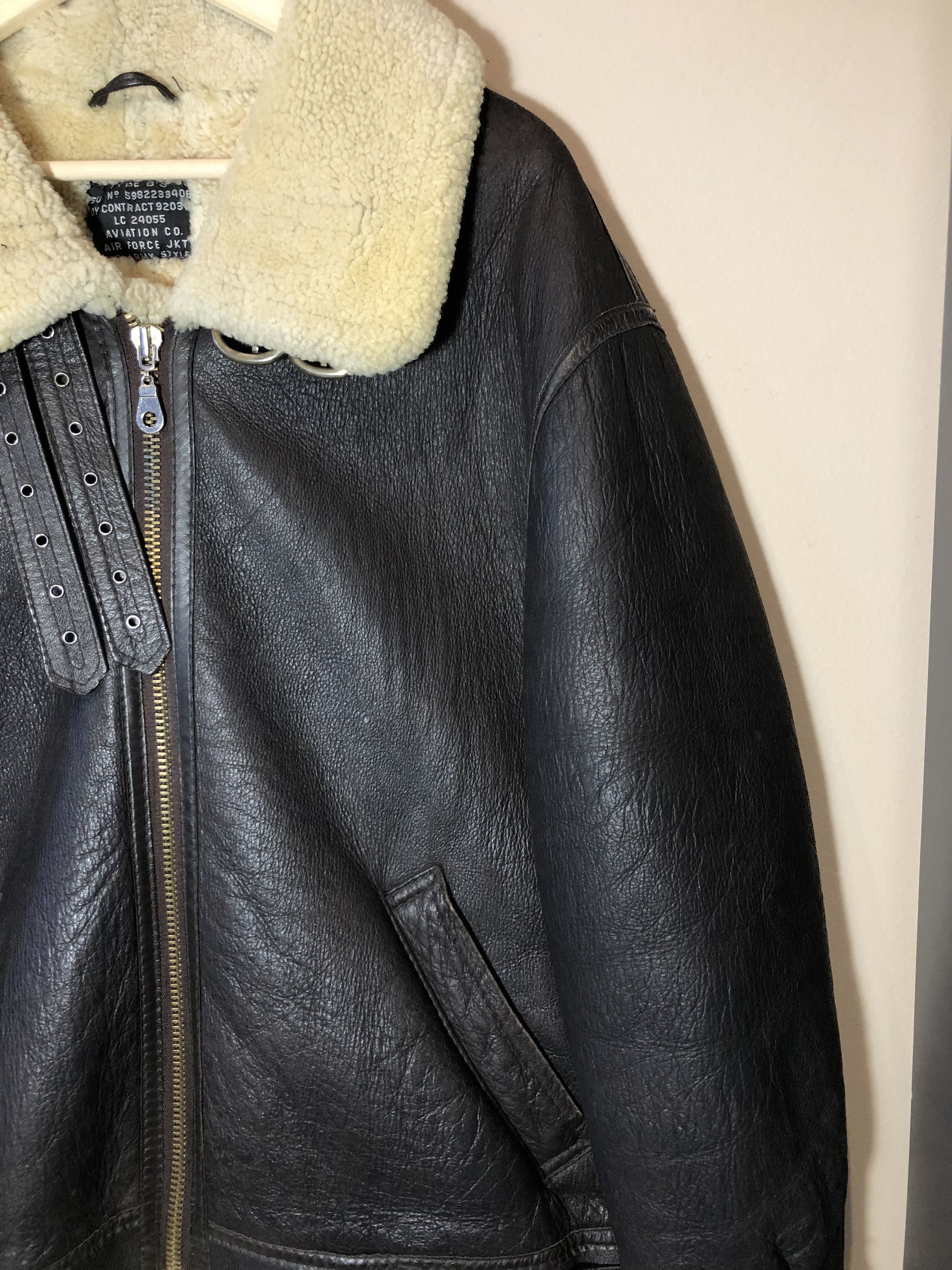 B 3 × Usaf × Vintage True USAF Aviator Flying Jacket B3 B 3 × Usaf × Vintage True USAF Aviator Flying Jacket B3