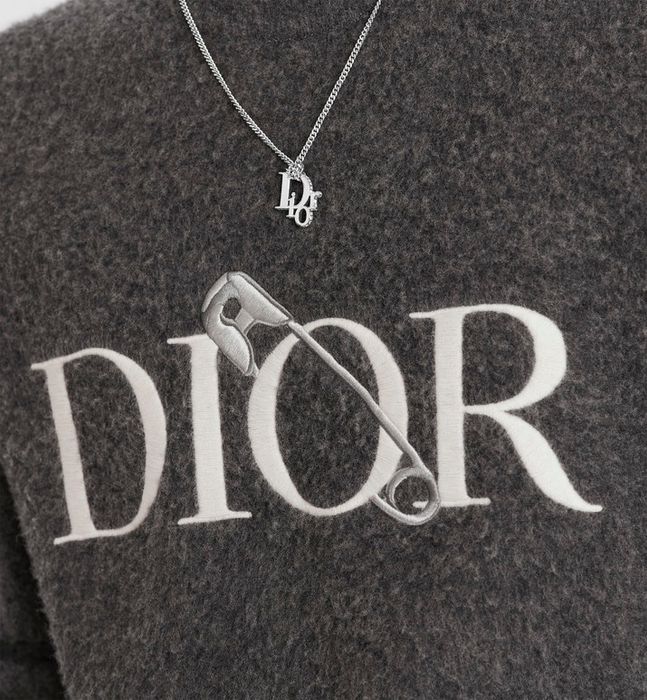 Dior Dior x Judy Blame Safety Pin Embroidered Sweater | Grailed