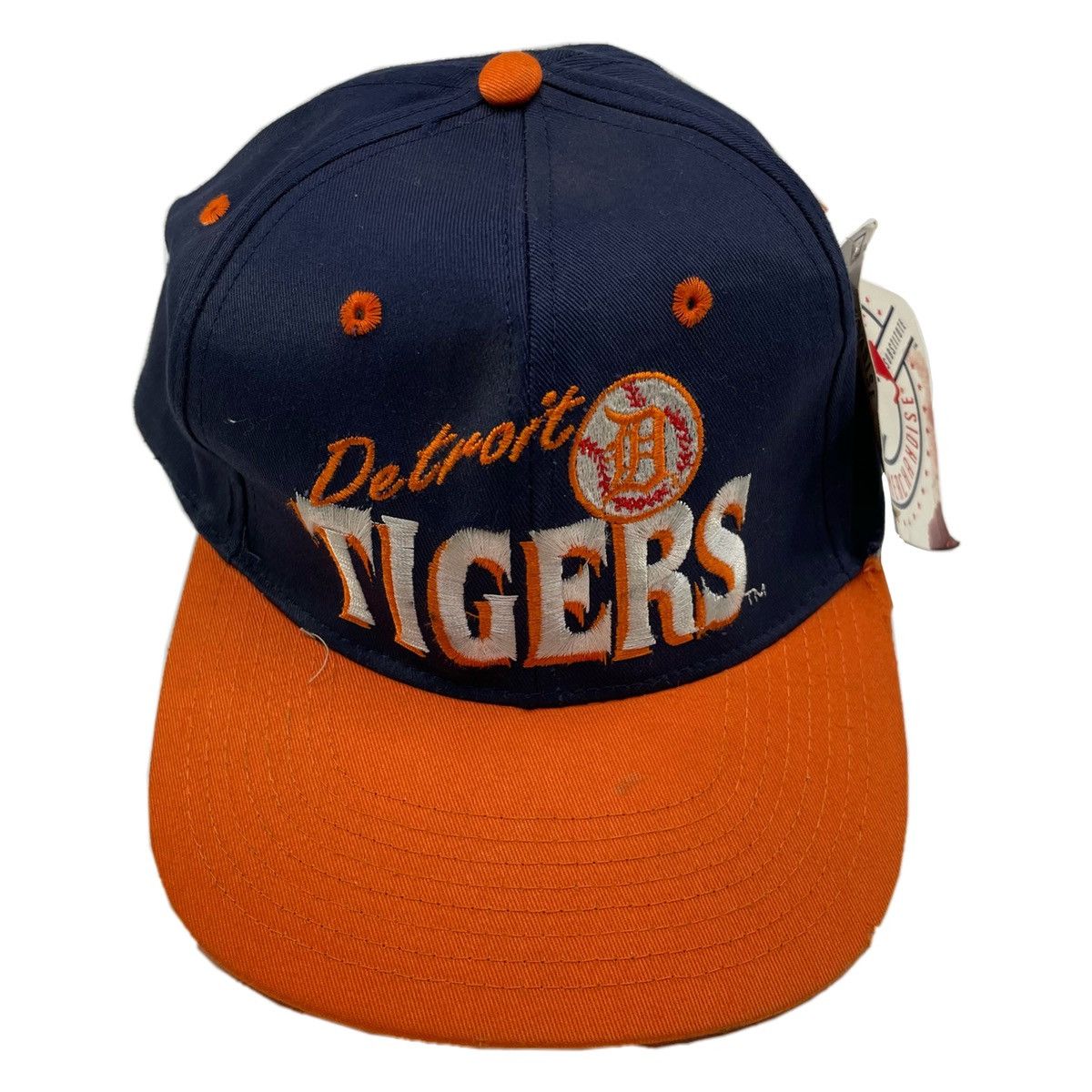 Vintage Vintage 90s Deadstock mlb Detroit tigers SnapBack hat | Grailed