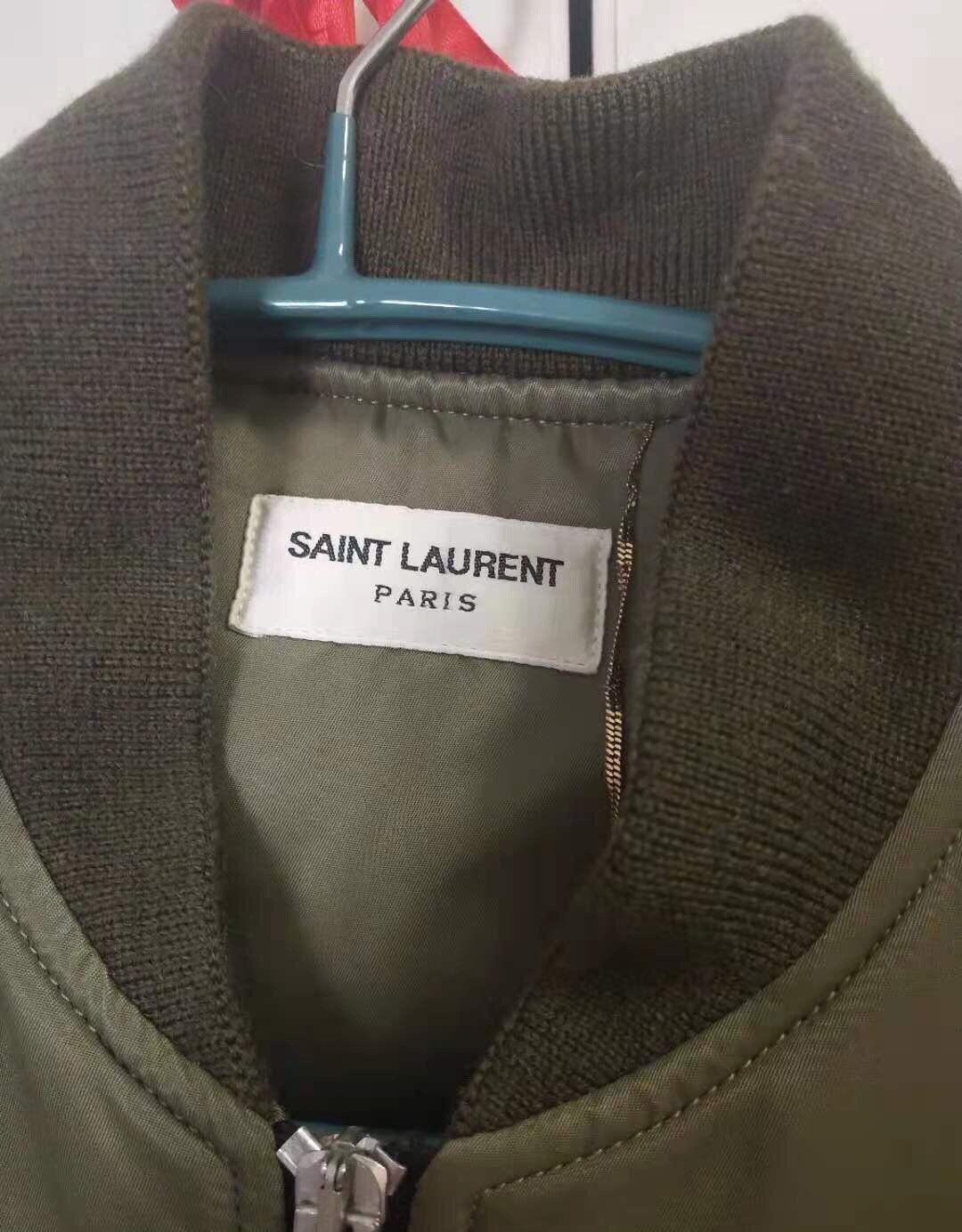 Saint Laurent Paris AW16 Classic Bomber Jacket MA-1 | Grailed