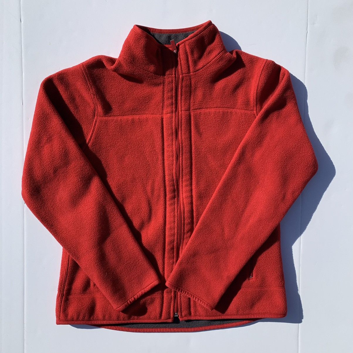 Blank × Streetwear × Vintage Vintage Red/Grey Reversible Fleece Jacket ...
