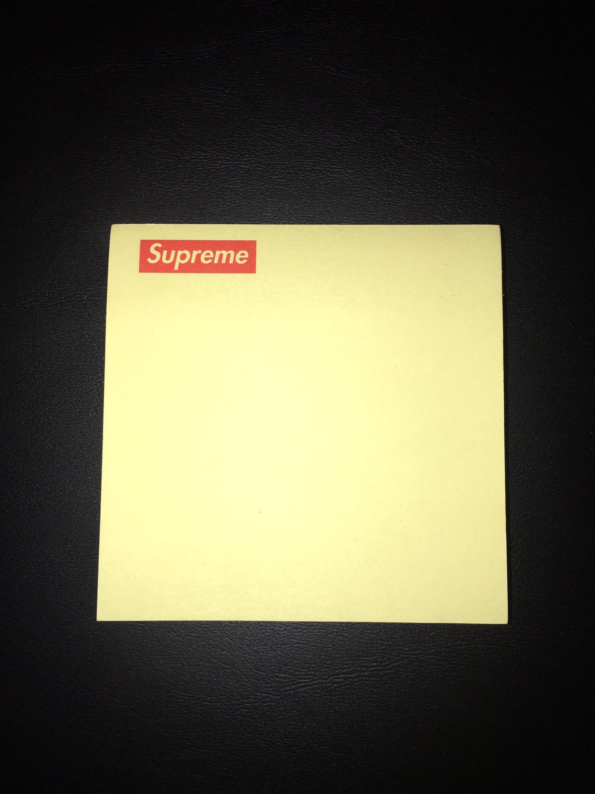 Supreme Supreme Post it Note *Yellow* | Grailed