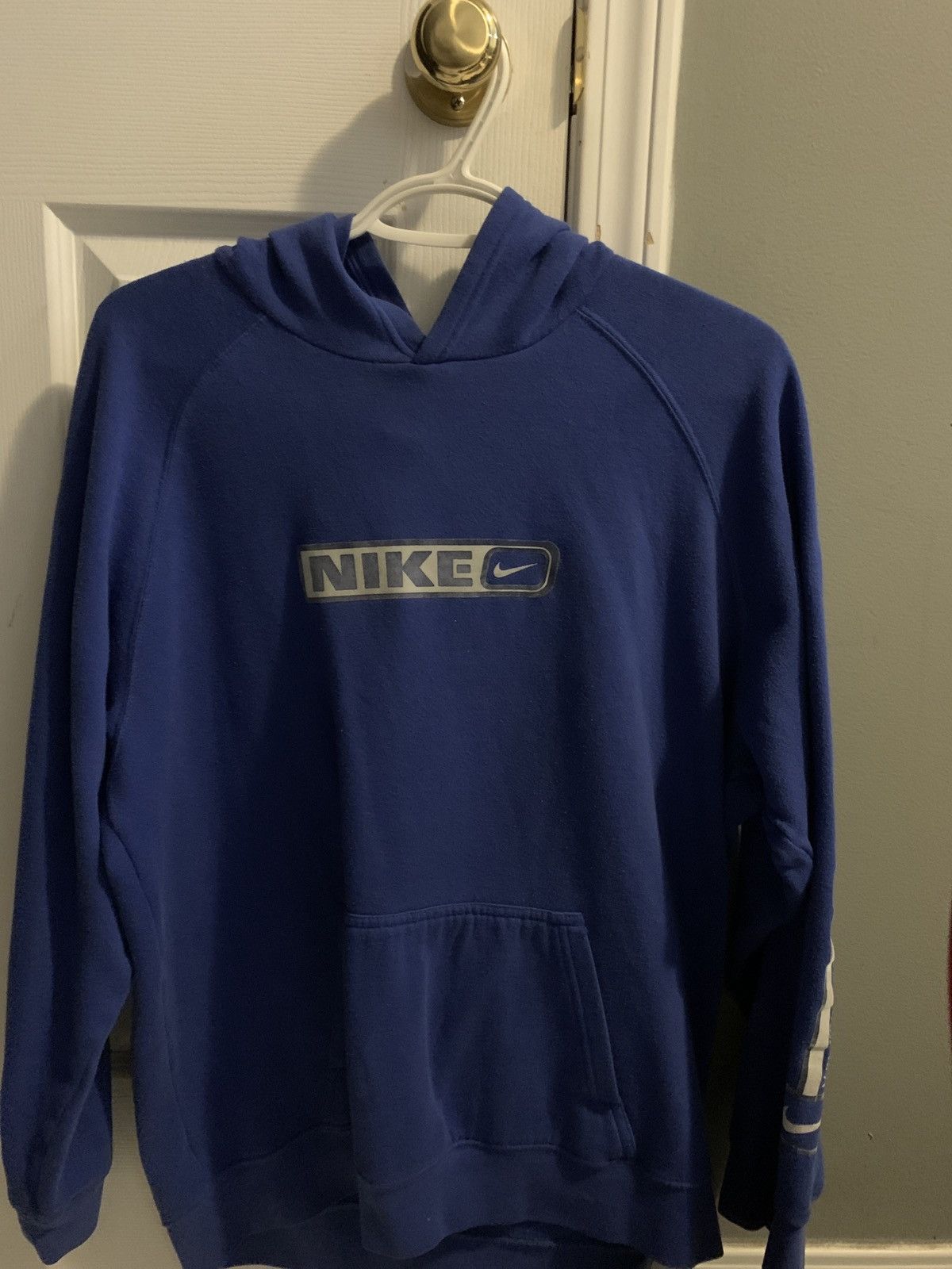Nike Vintage Blue Nike Hoodie | Grailed