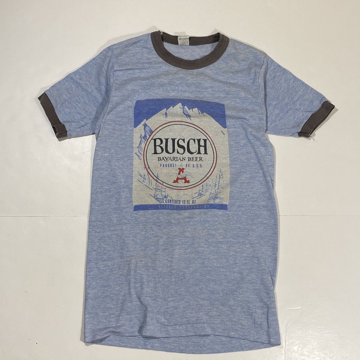 Budweiser × Streetwear × Vintage 70’s Busch Beer Ringer Shirt | Grailed