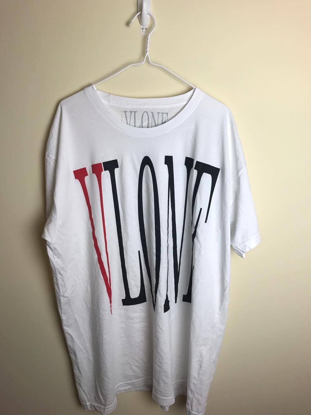 Vlone OG White Staple Logo Tee | Grailed