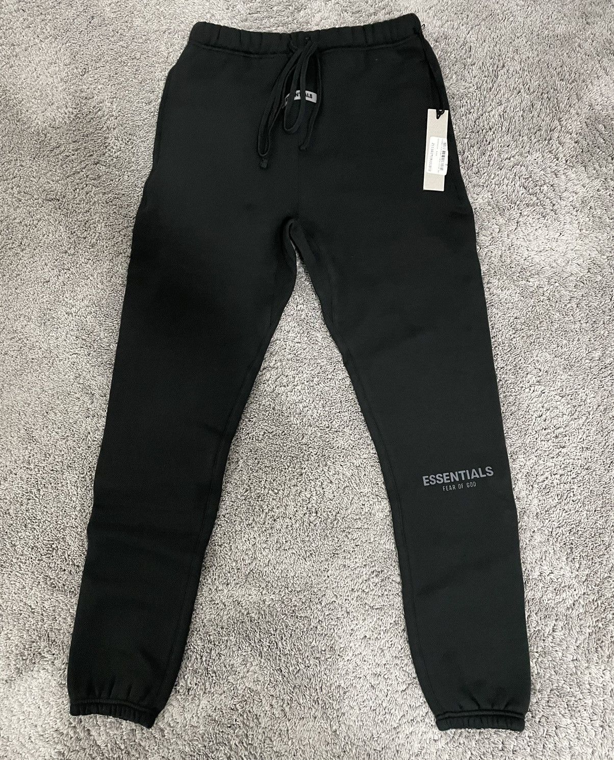 Fear of God Fear of God Essentials Black Sweatpants | Grailed