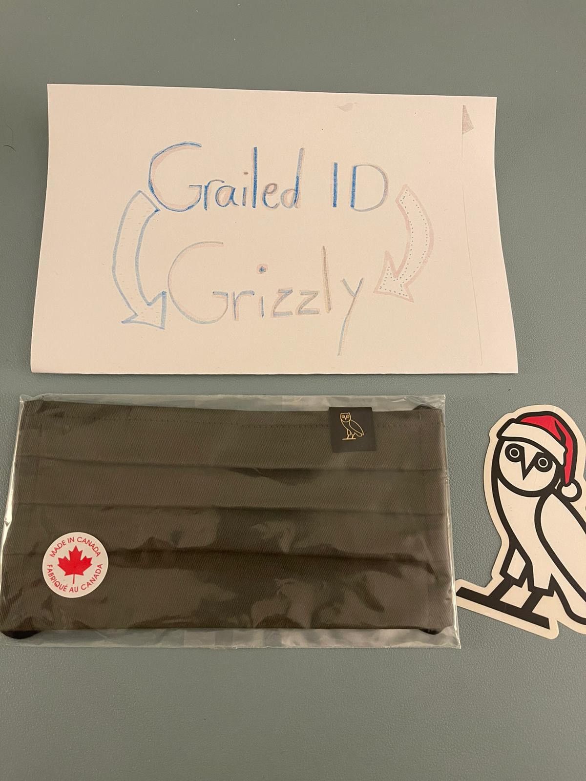 Octobers Very Own OVO Bundle ( Olive Mask + Sticker ) | Grailed