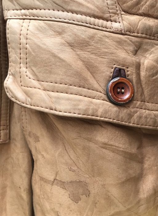 Italian Designers Vecchio Ponte leather jacket(XXL) | Grailed