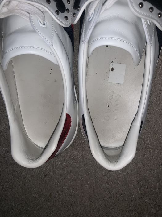 Gucci Gucci ace sneaker with cat patches | Grailed