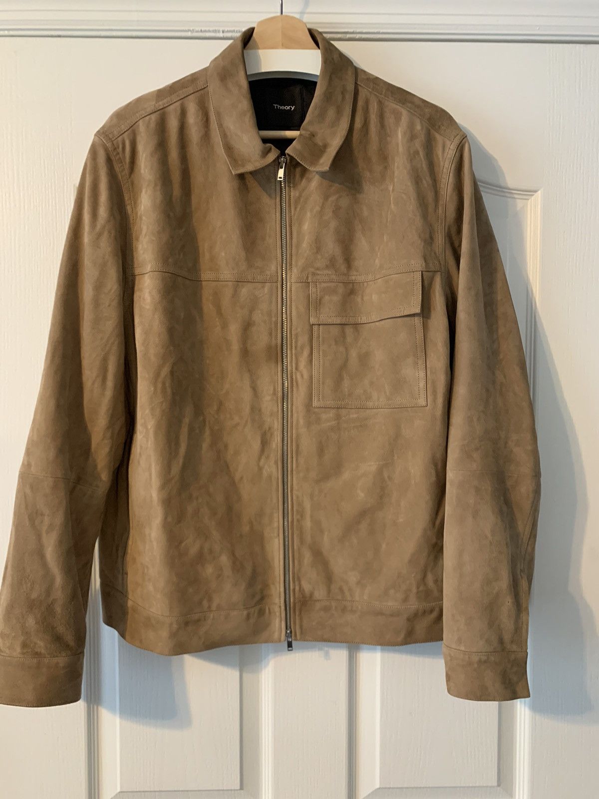 Theory Theory Jamie Jacket In Suede | Grailed