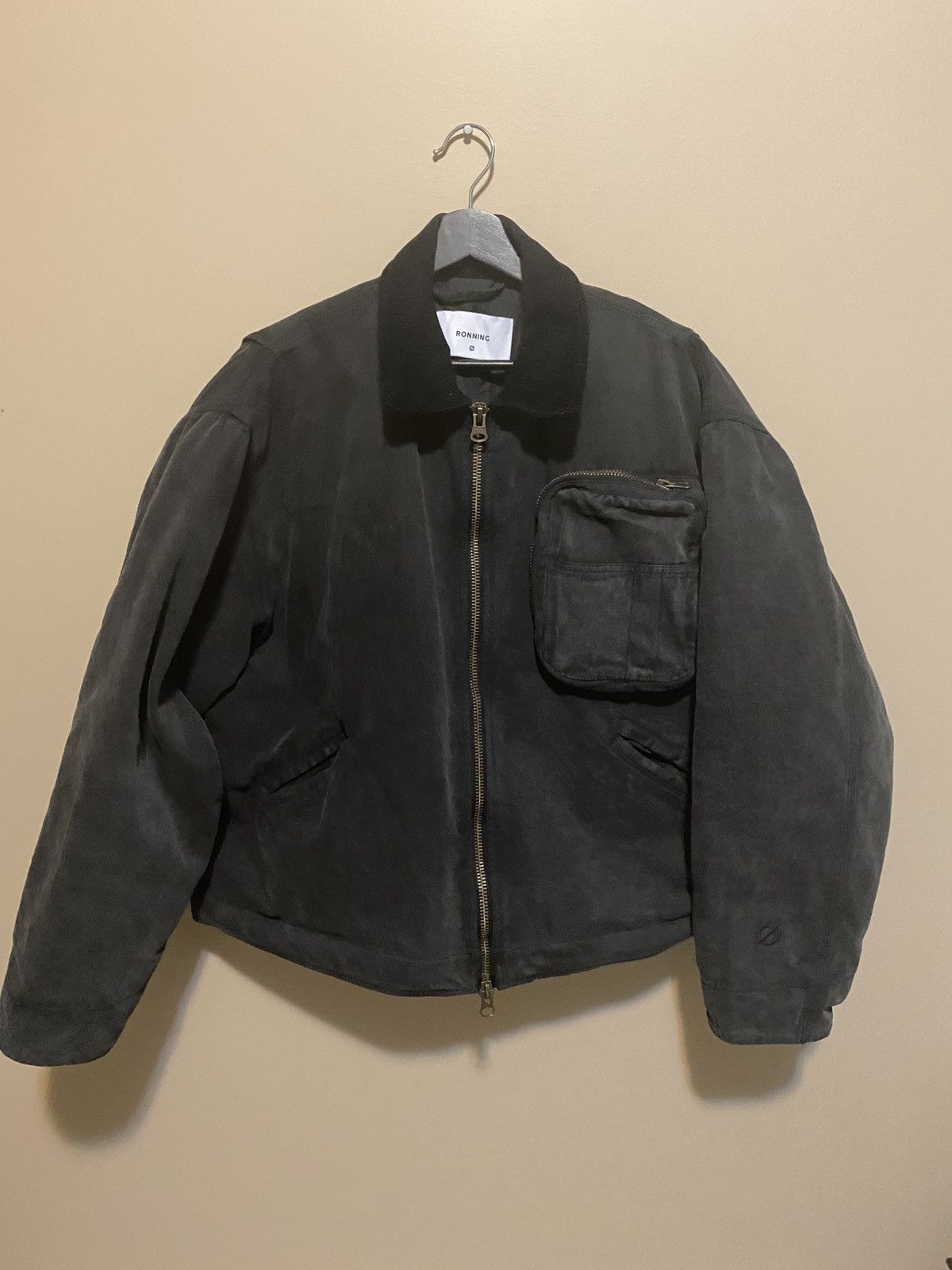 Vintage Ronning Washed Black Work Jacket | XL | Grailed