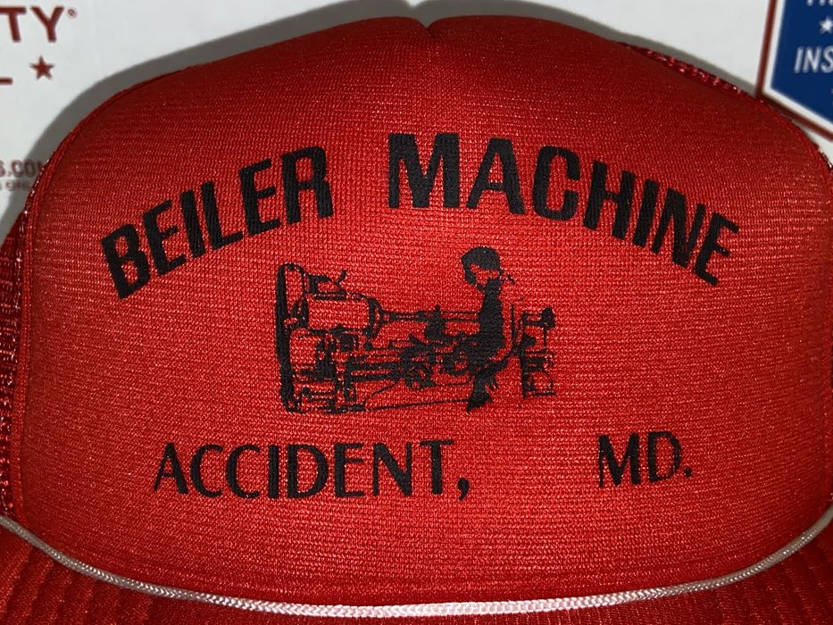 Vintage Beiler Machine Accident MD Maryland vintage mesh hat cap | Grailed