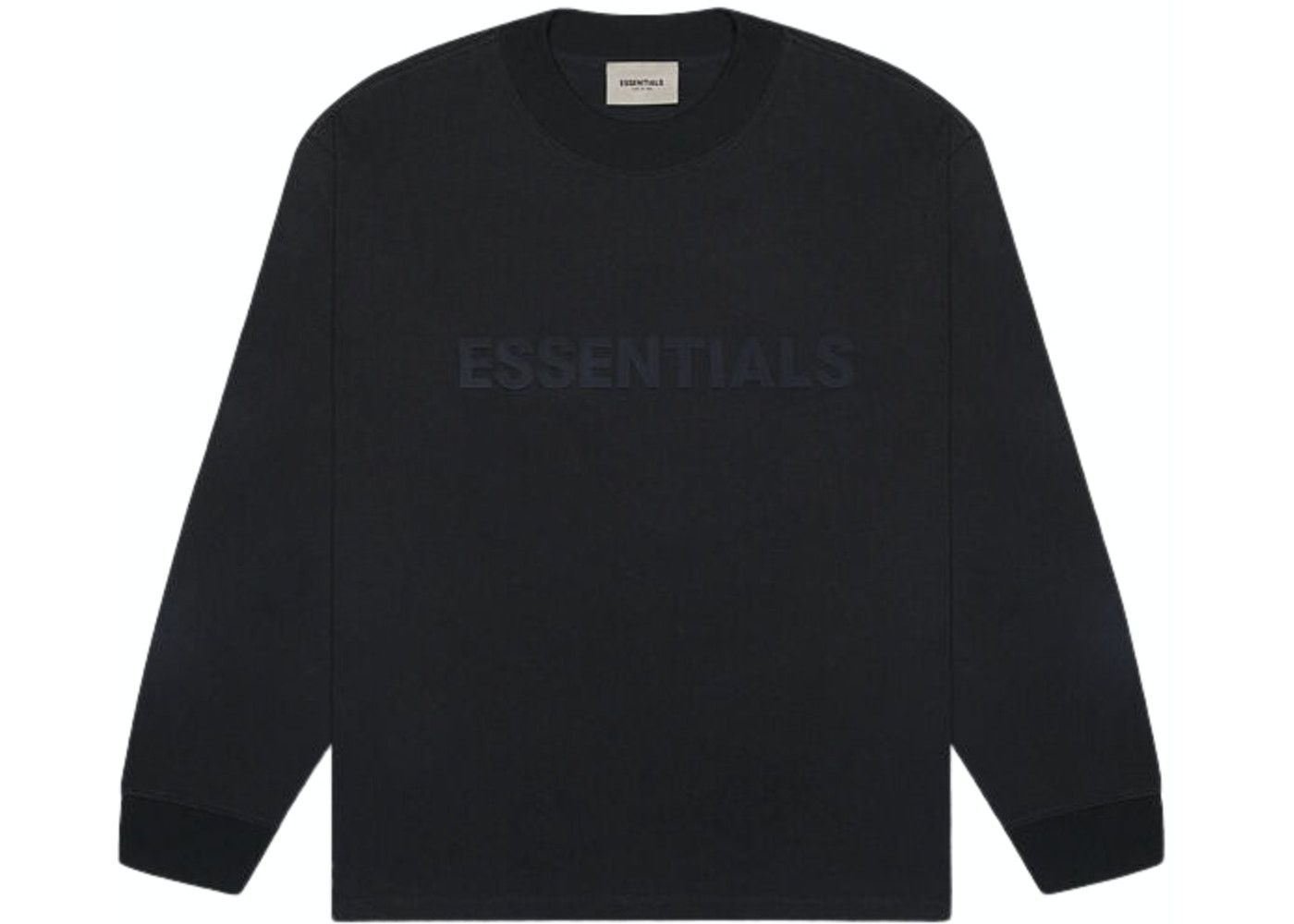 Fear of God Fear of God Essentials 3D Silicon Applique Boxy Long Sleeve ...