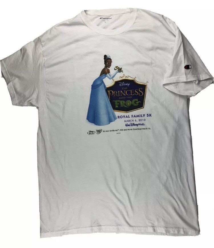 Disney Vintage 2010 Disney Princess & The Frog Movie Promo Shirt XL ...