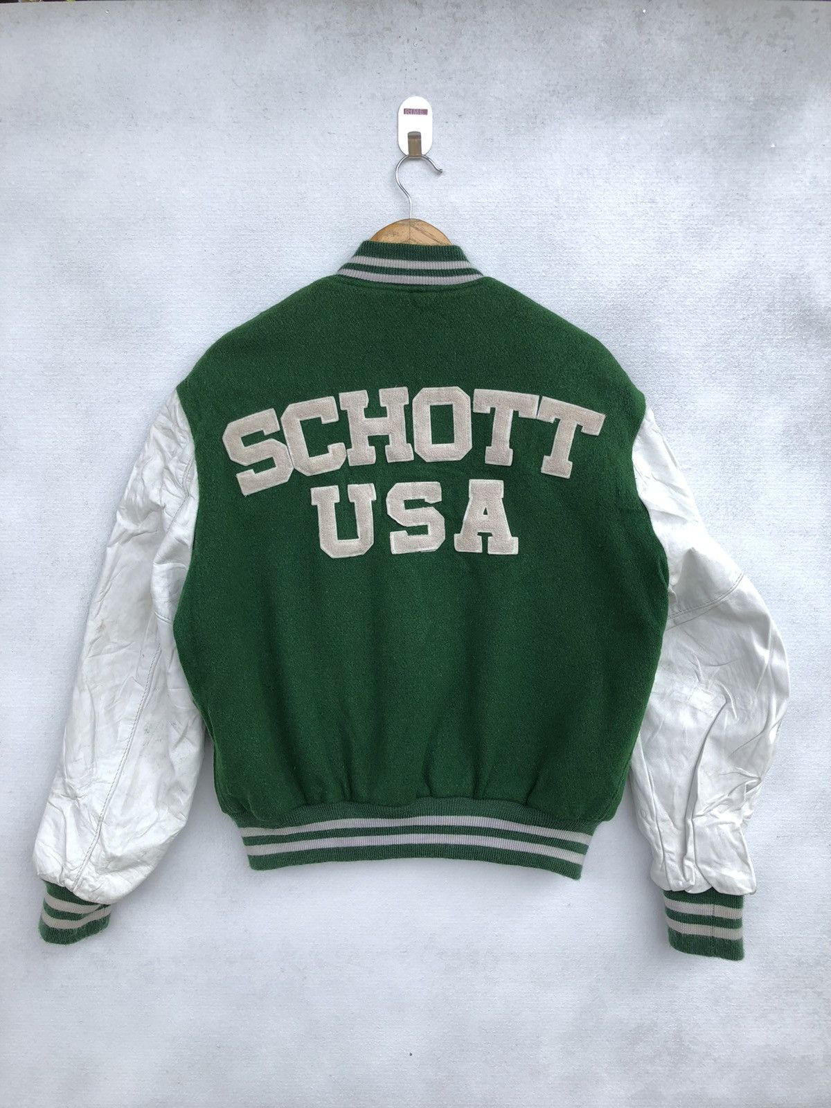 Schott × Varsity Jacket × Vintage Vintage Made in USA Schott Varsity ...