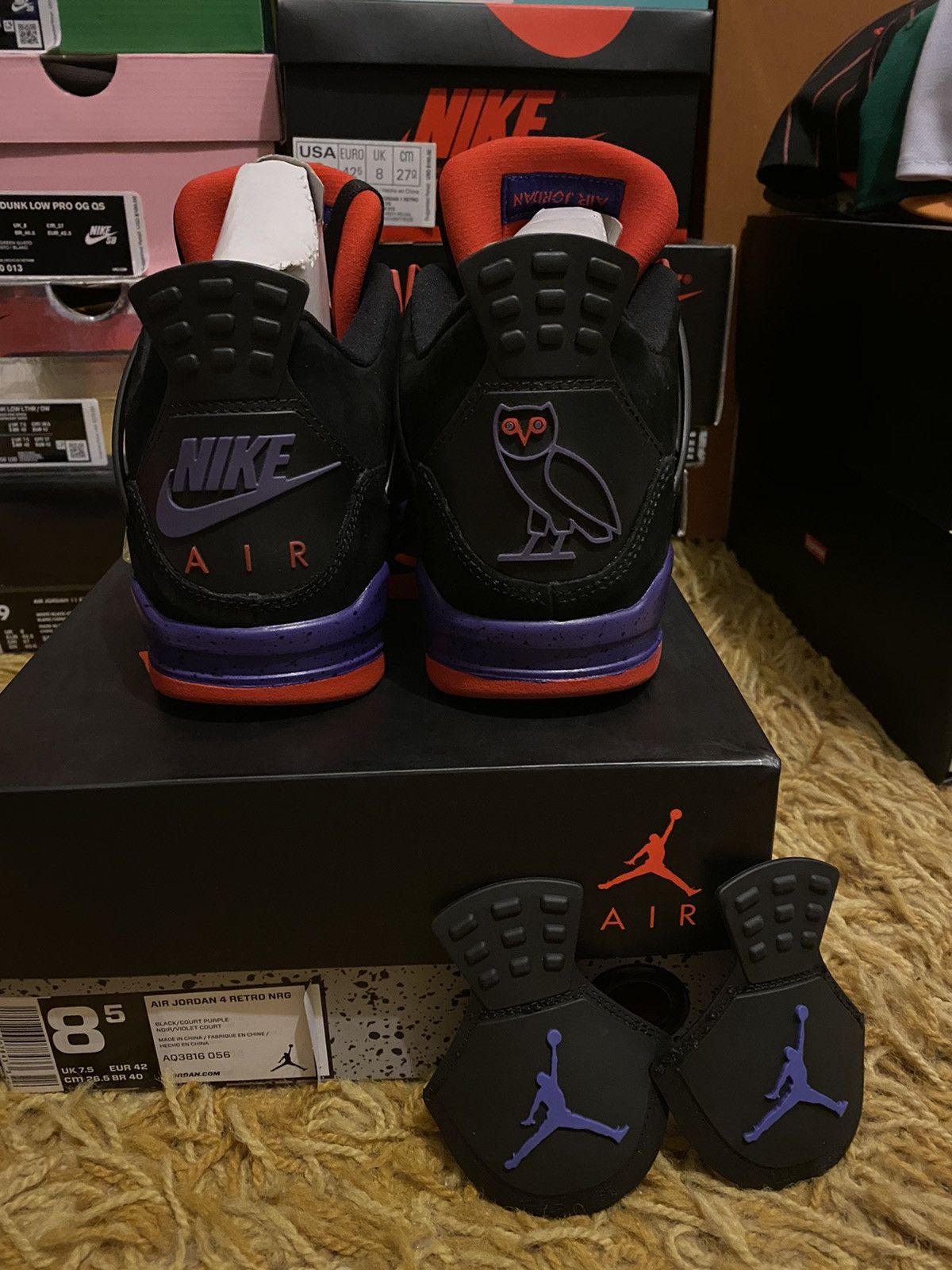 Jordan Brand Air Jordan 4 Retro NRG Raptors Drake Signature | Grailed