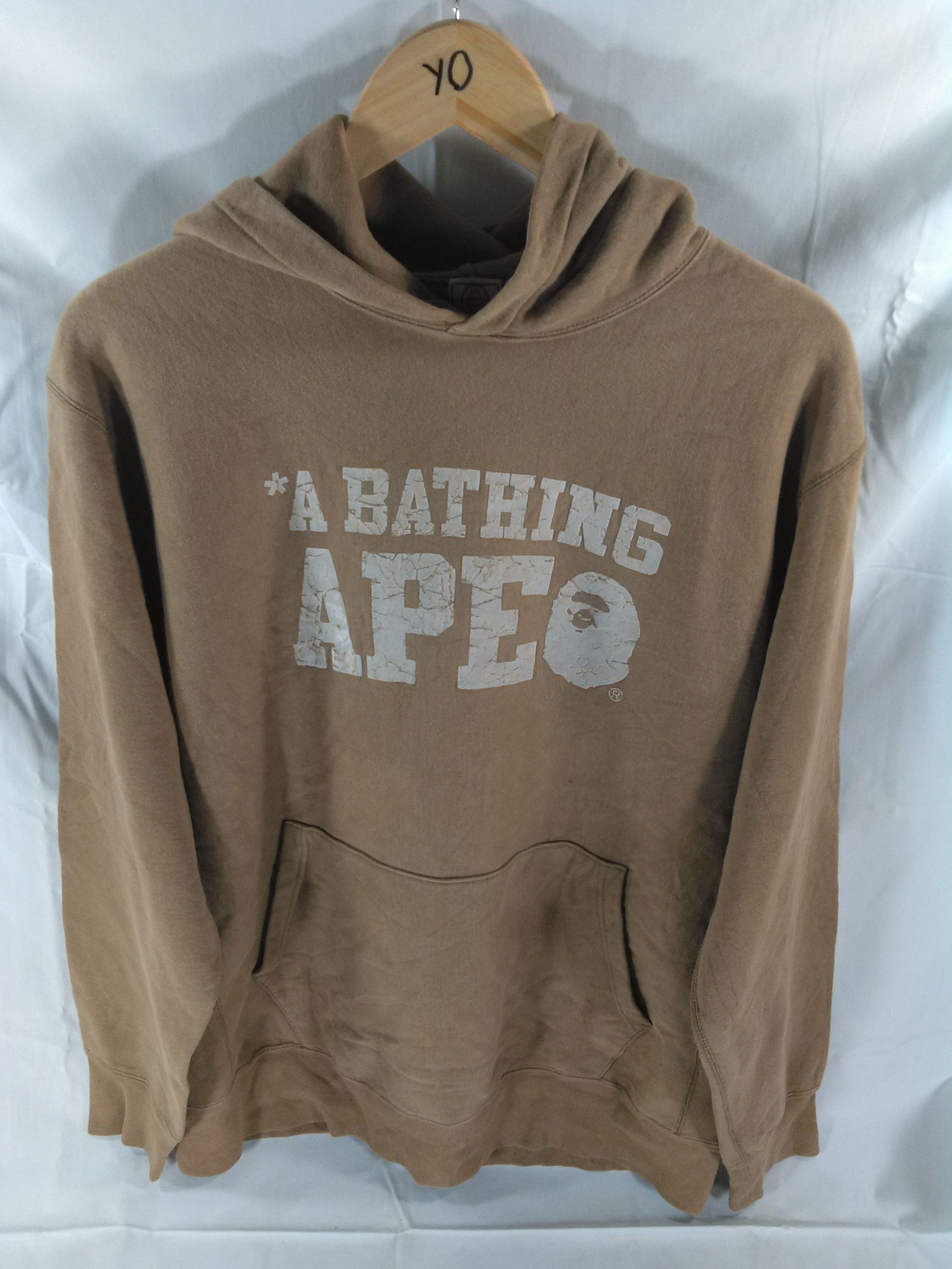 Bape Bape font logo brownie | Grailed