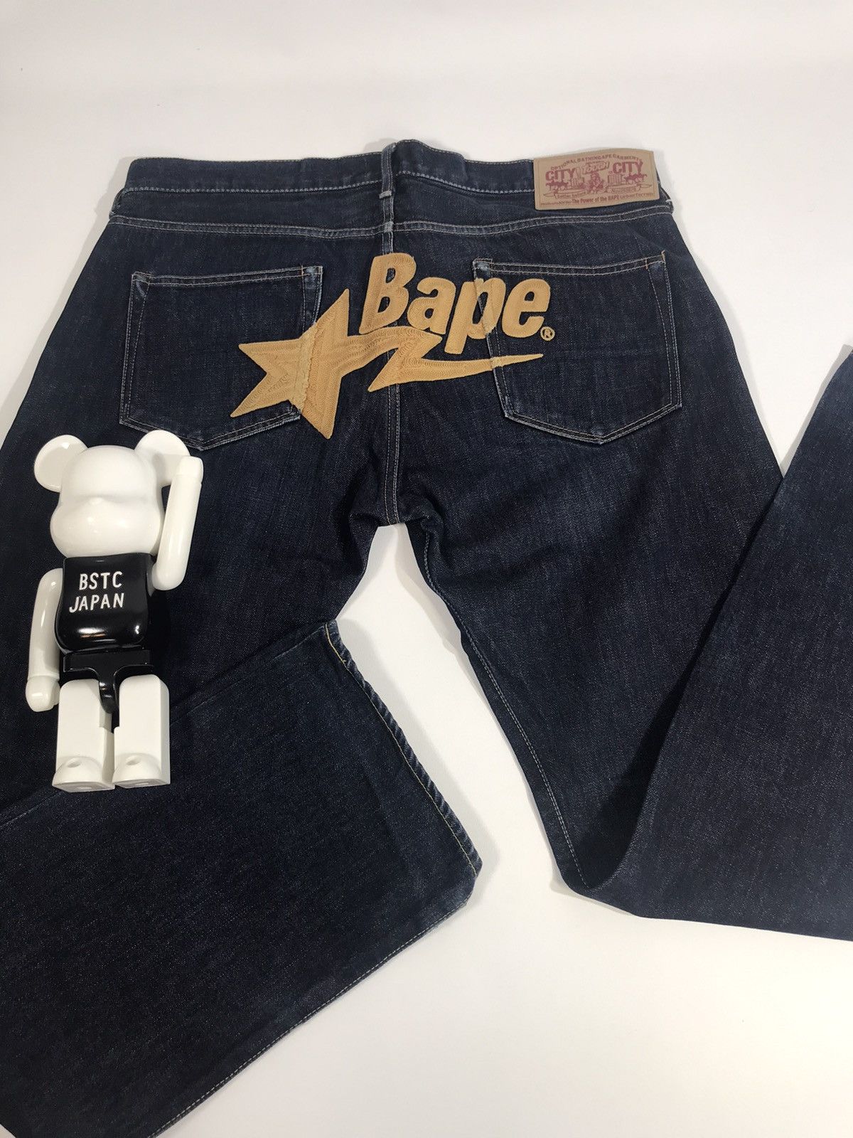 Bape Bape star jeans denim | Grailed