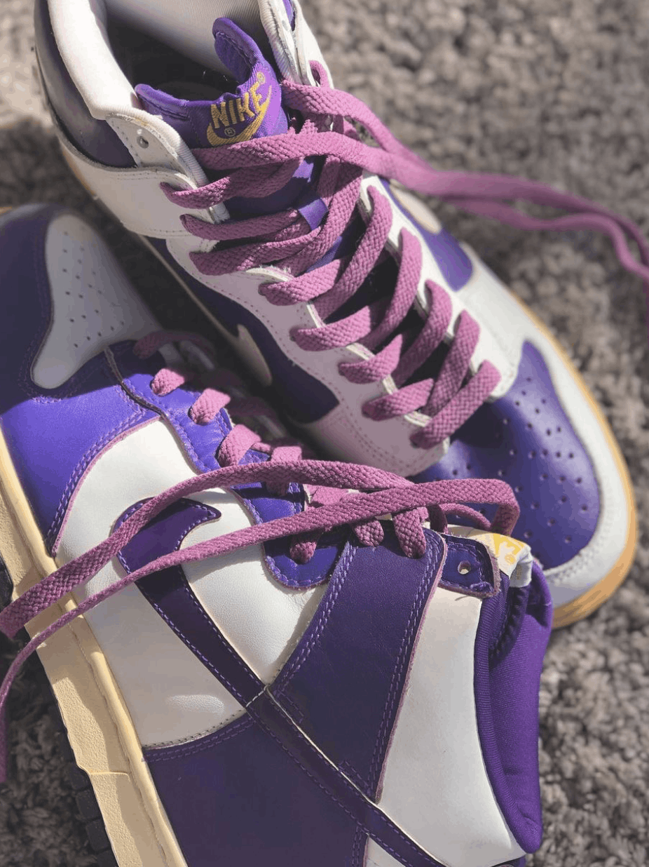 Nike FOXTROT uniform, Grape fade laces | Grailed
