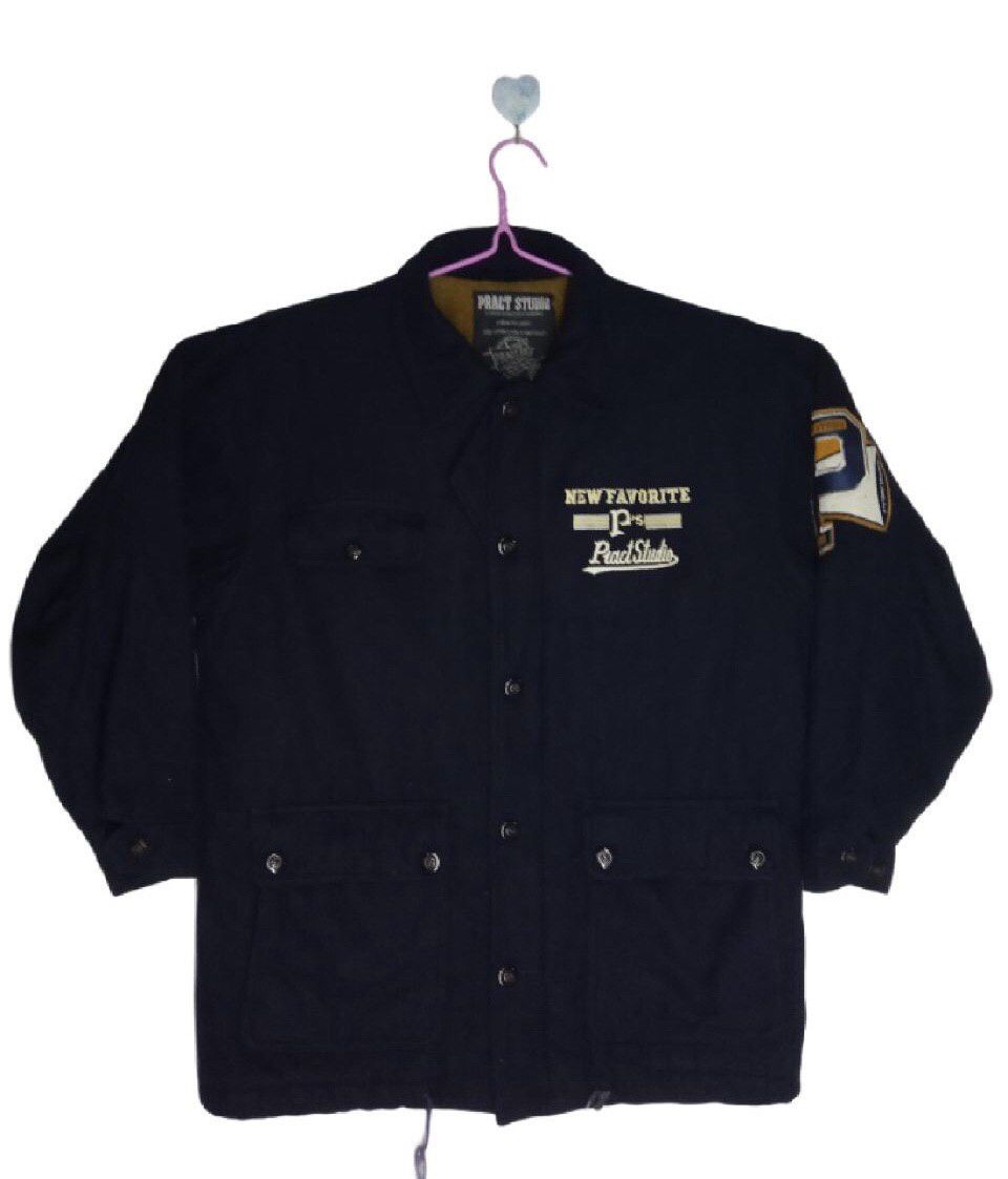 Japanese Brand × Other × Vintage Vintage Pract Studio Wool Overcoat ...