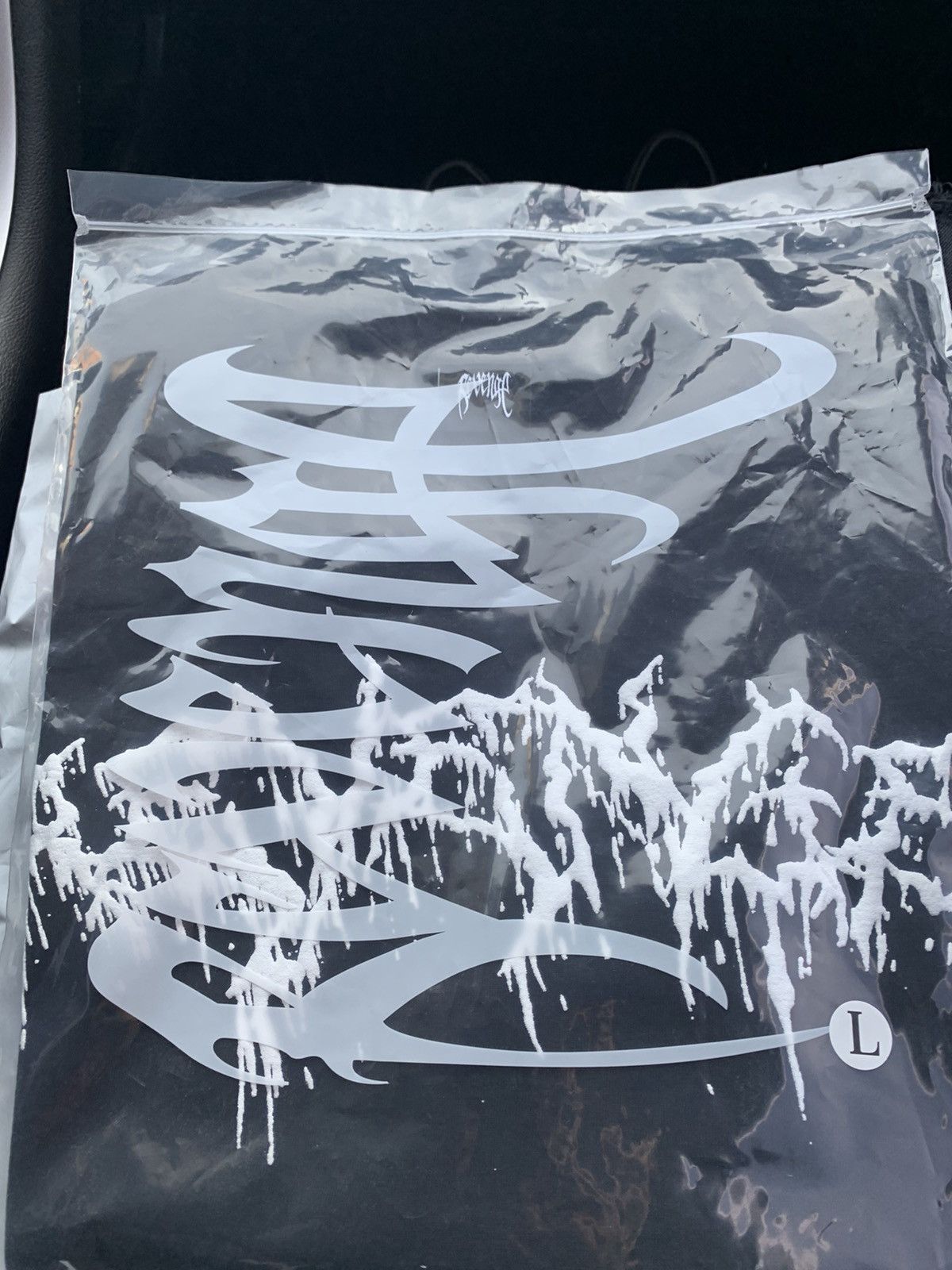 Revenge Revenge Lightning Drip Tee Black | Grailed