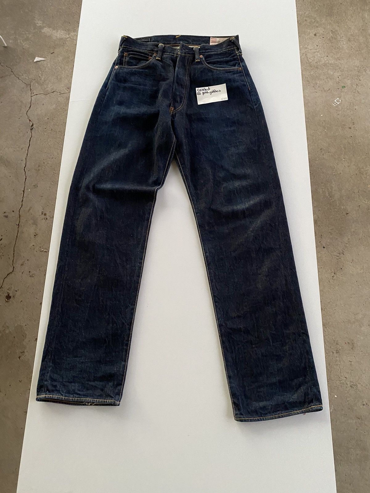 Evisu Evisu Pink Daicock Selvedge Denim Jeans | Grailed