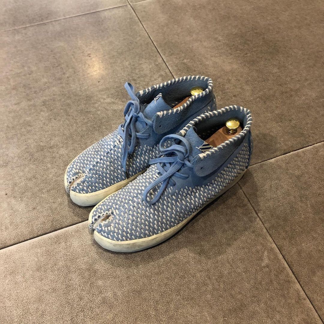 Designer × Visvim Visvim Tabi Sashiko Blue | Grailed