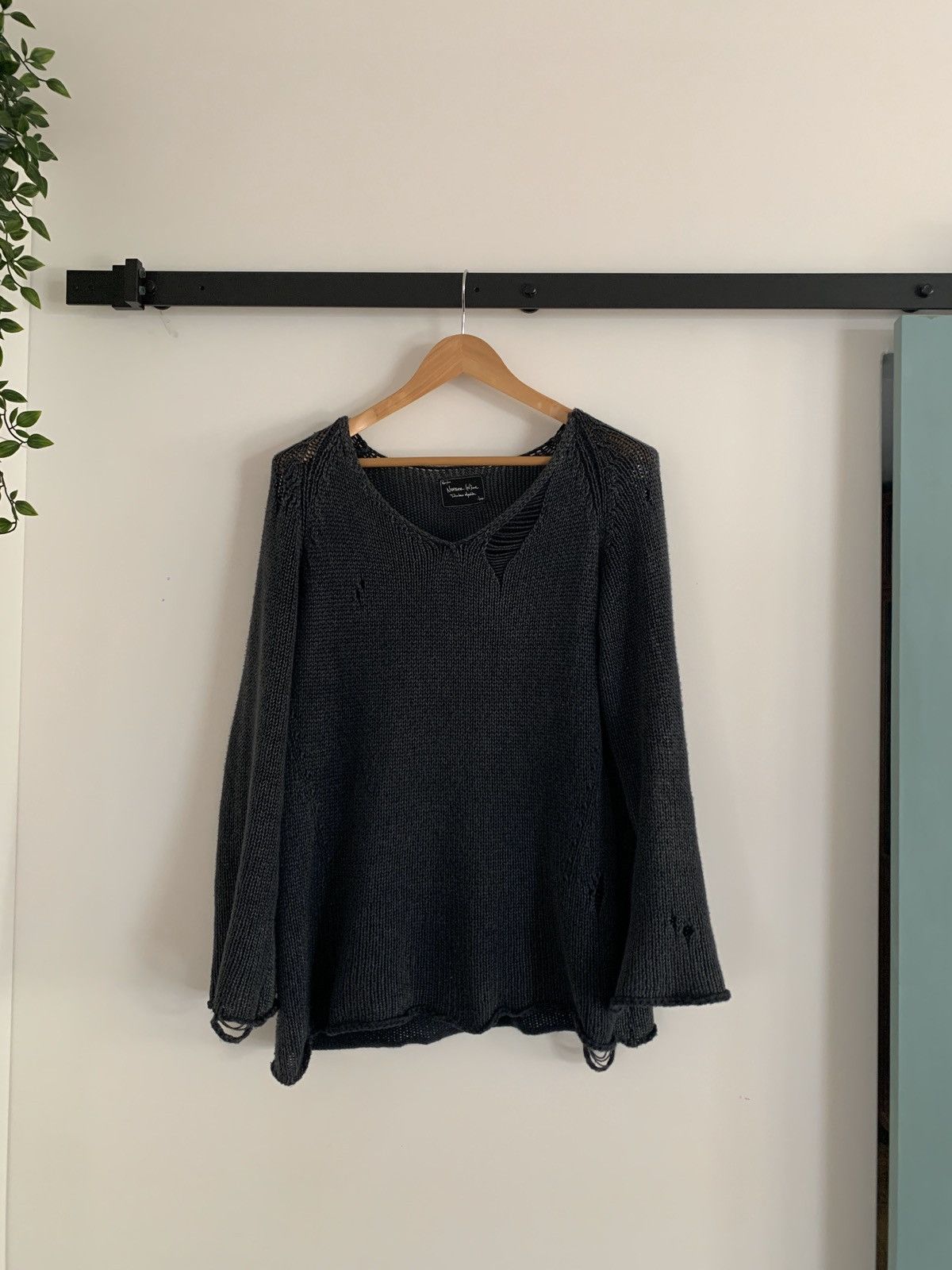 Number (N)ine Number Nine distressed grunge Knit Sweater | Grailed