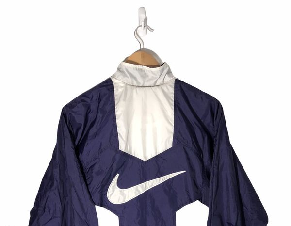 Nike Vintage 90s Nike Grape Colorway Big Swoosh Jacket | Grailed