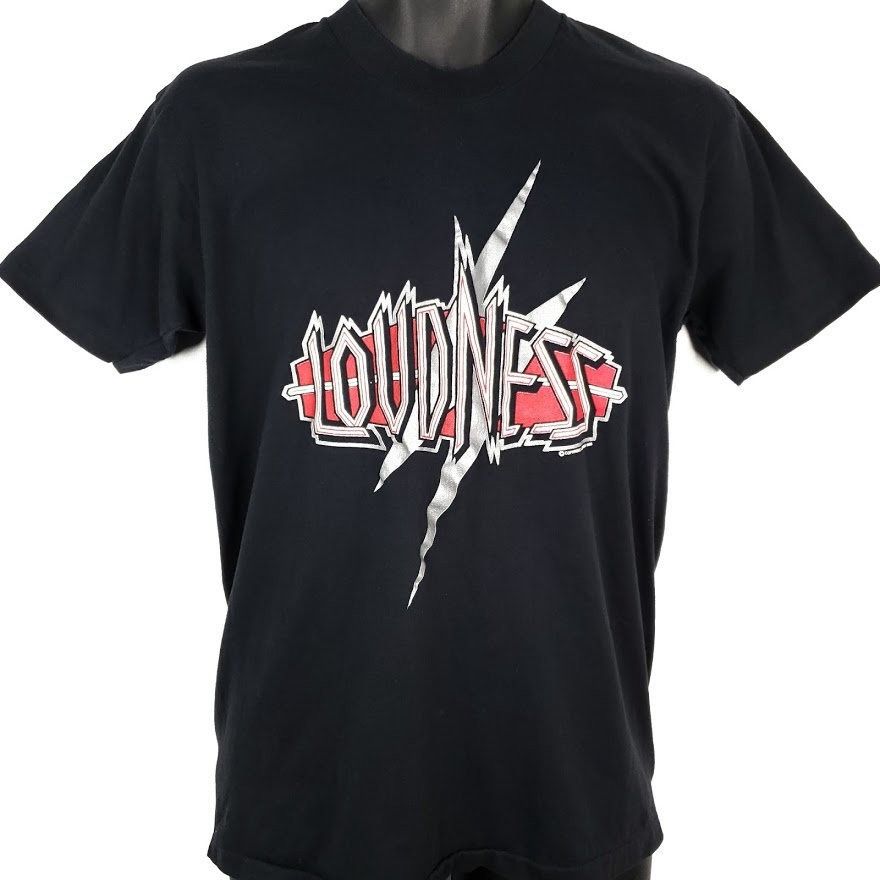 Vintage Loudness T Shirt Vintage 80s 1986 Lightning Strikes Tour | Grailed