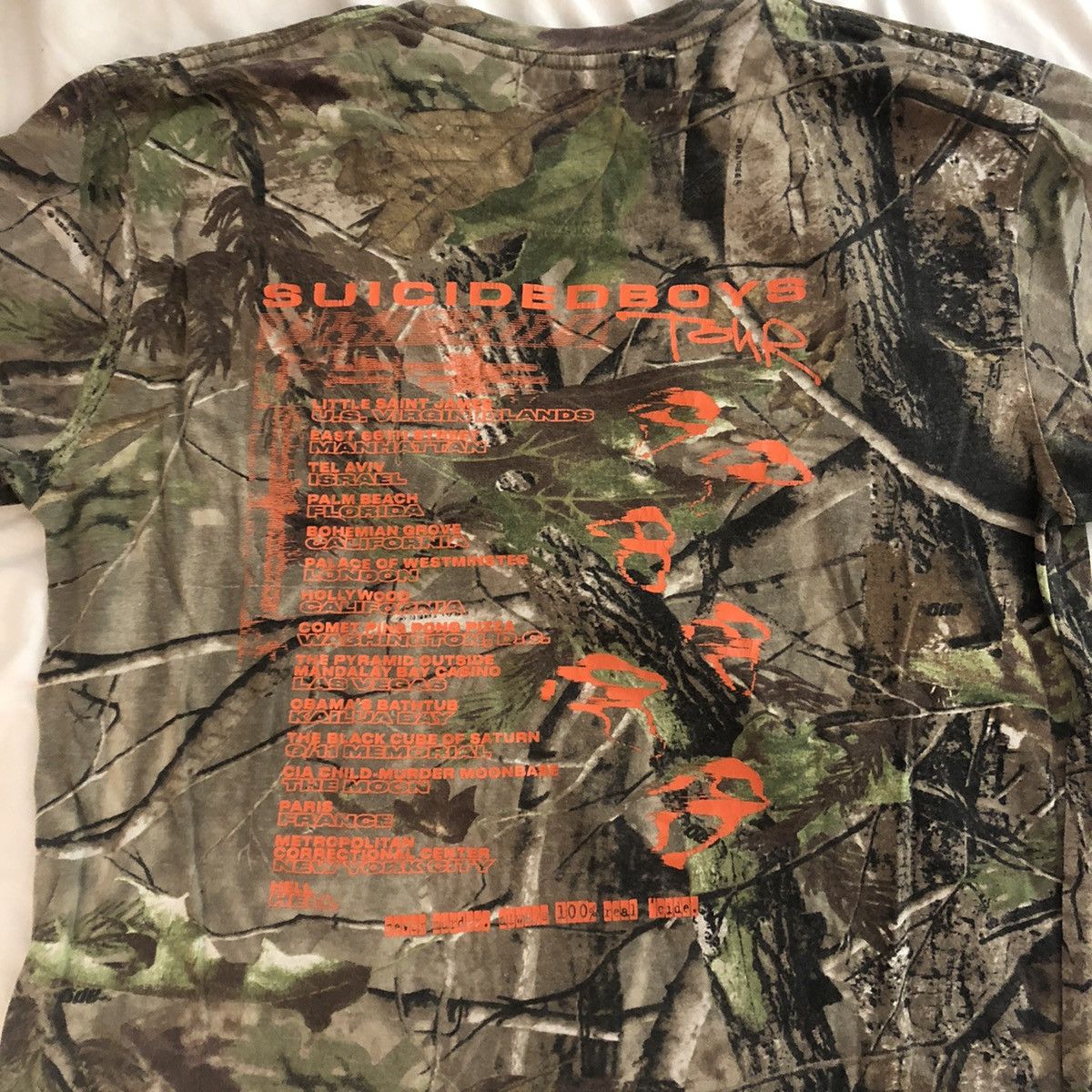 Vintage Sam Hyde MDE RIP Epstein World Tour | Grailed