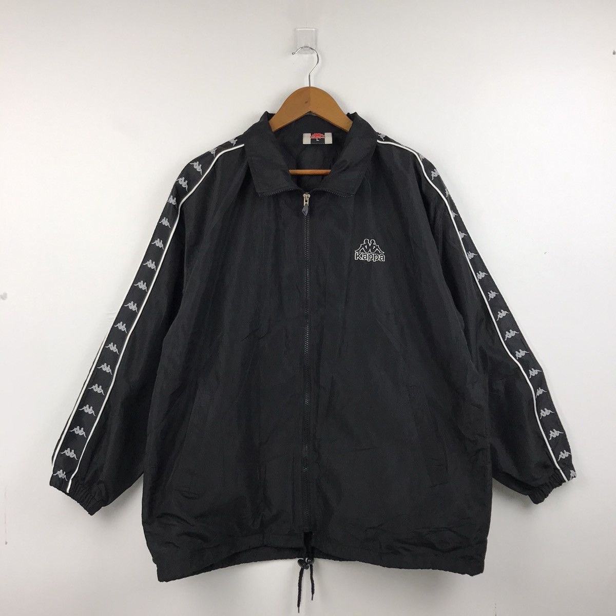 Kappa × Vintage KAPPA Side Tape Logo Windbreaker Jacket #1058 | Grailed