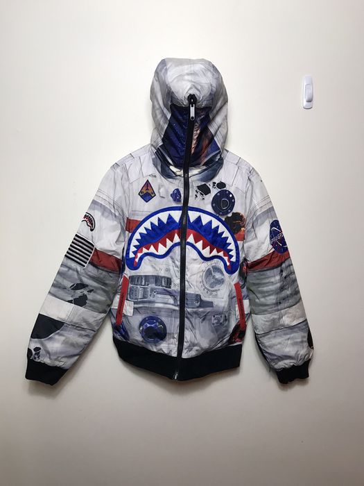 Sprayground Shark Aerospace Reversible Coat | Grailed