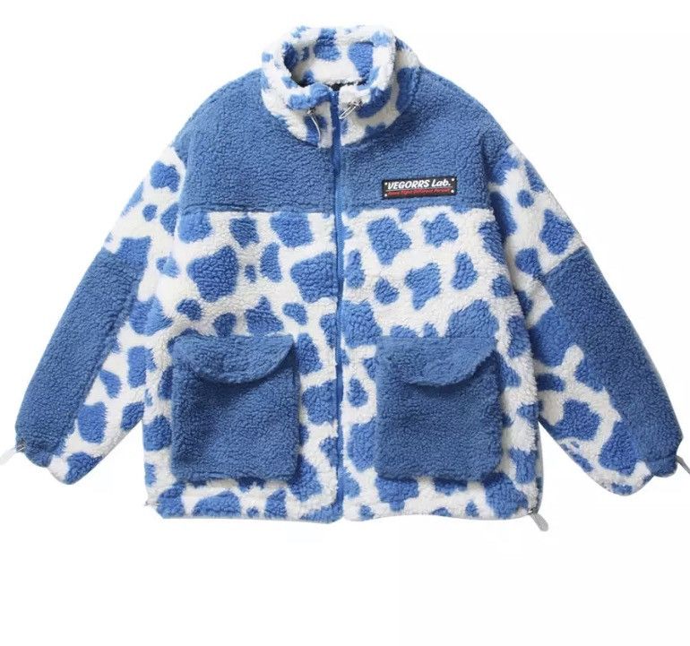 Japanese Brand × Vintage cloud fleece jacket | Grailed