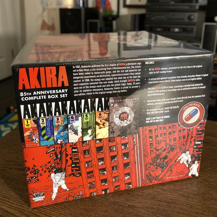 Vintage Akira 35th Anniversary Limited Edition Hardcover Box Set | Grailed