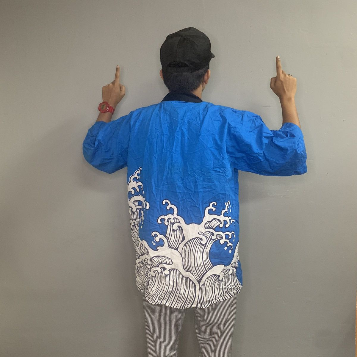 Japanese Brand × Kimono Japan Dragon Hanten Sanjuro Art Short Kimono ...